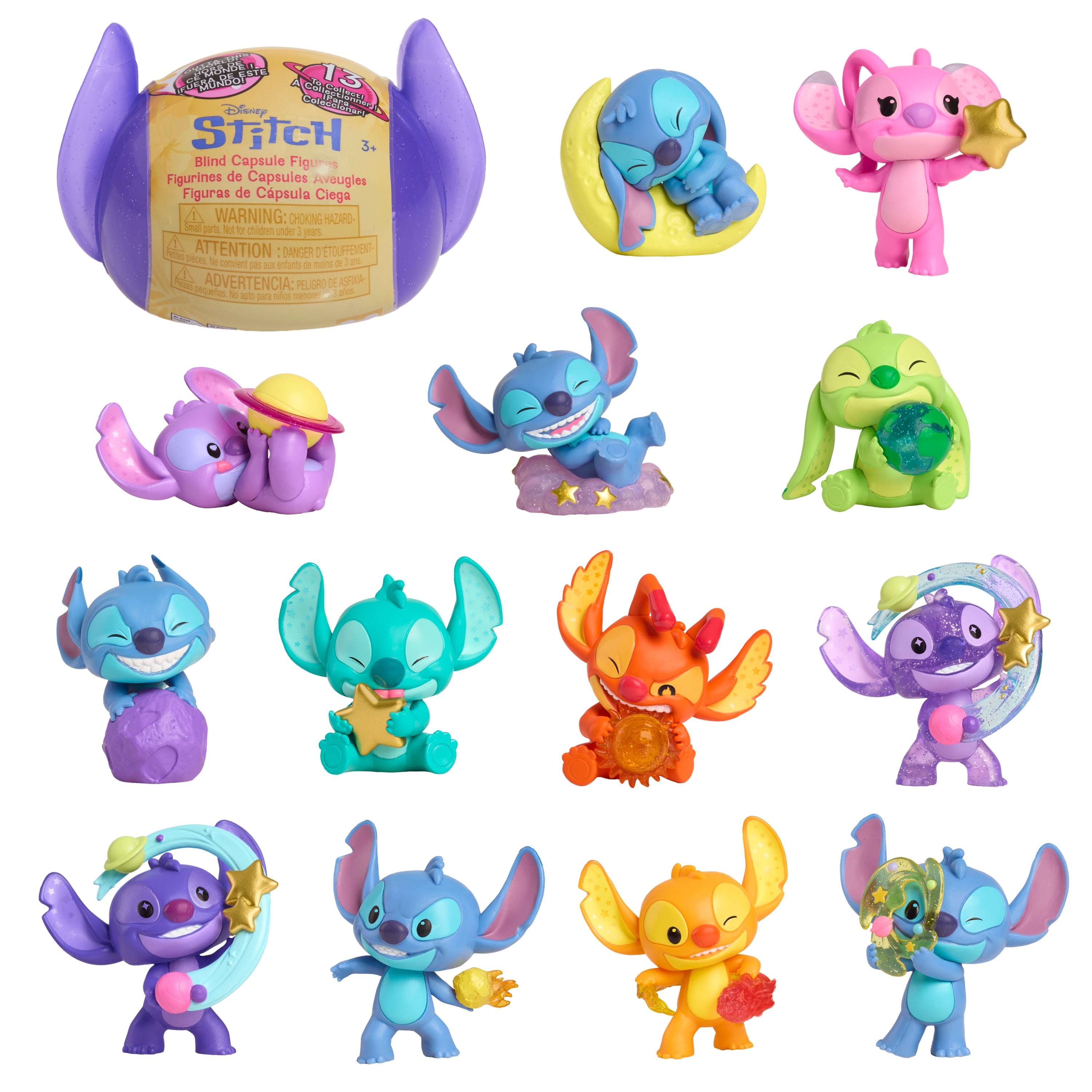 Disney Stitch Outta This World Collectible Mini Figure Capsule, Kids ...