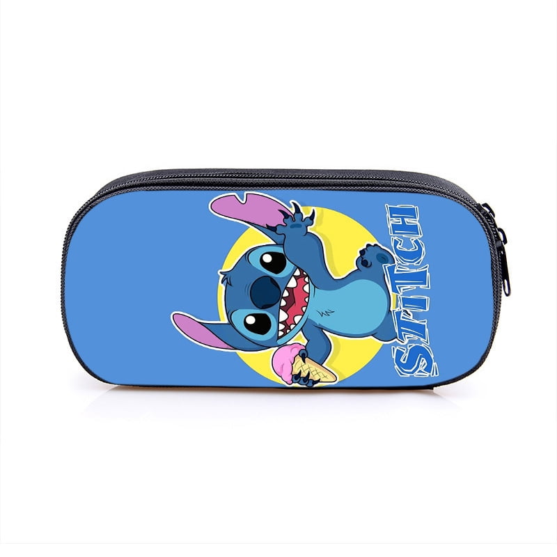 STITCH Pencil Case Pen Organizer Pouch with Zipper Portable Durable ...
