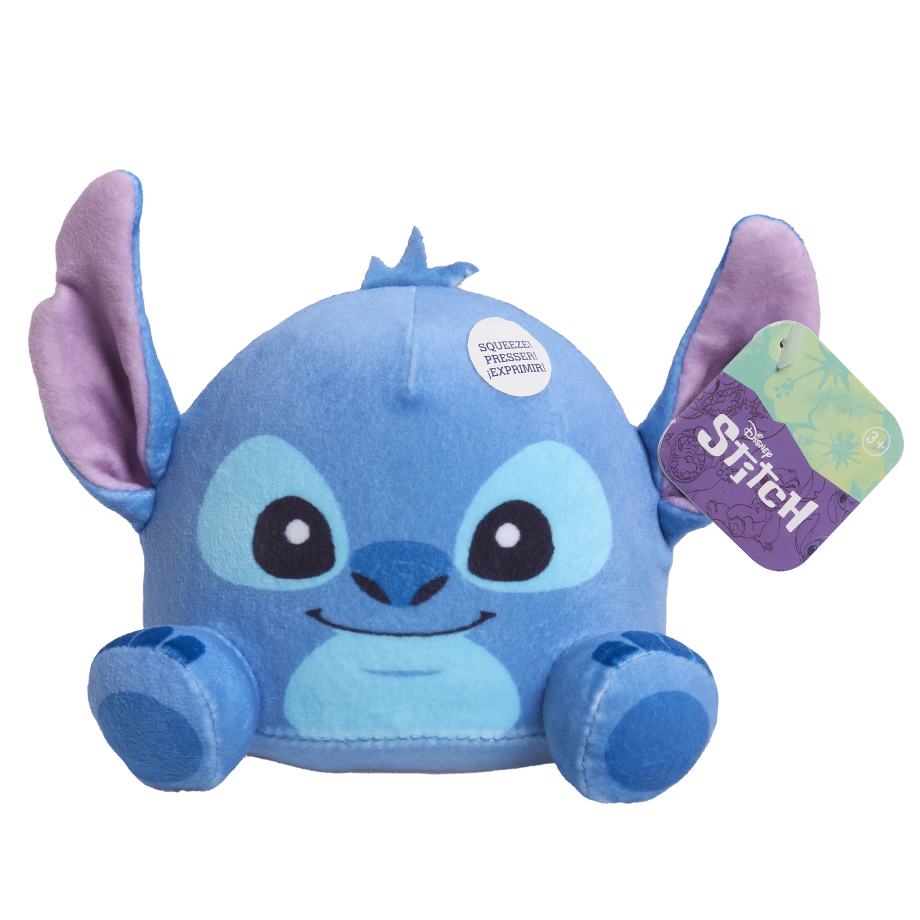 Disney Stitch Small 9 Ounce Weighted Plush Stuffed Animal, Kids Ages 3 ...