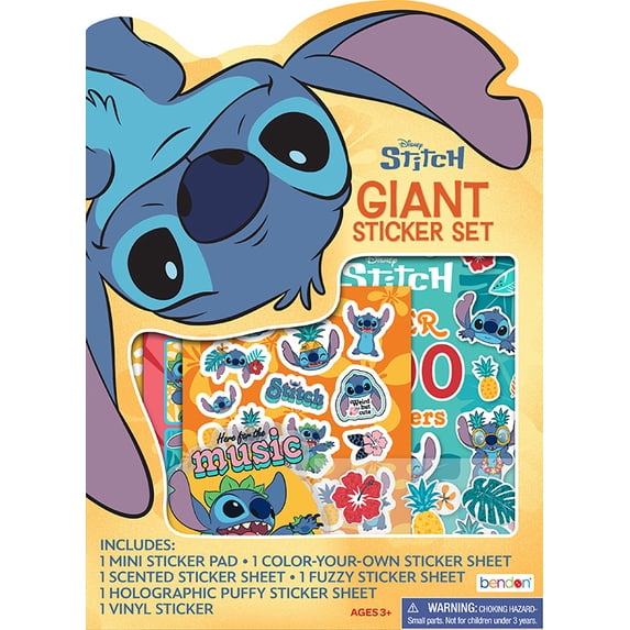STITCH SHAPED STICKER SET - Walmart.com