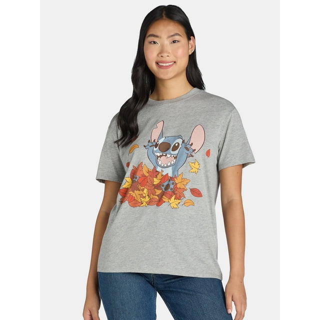 Stitch Women's Graphic Tee with Short Sleeves, Sizes XXS-XXL - Walmart.com