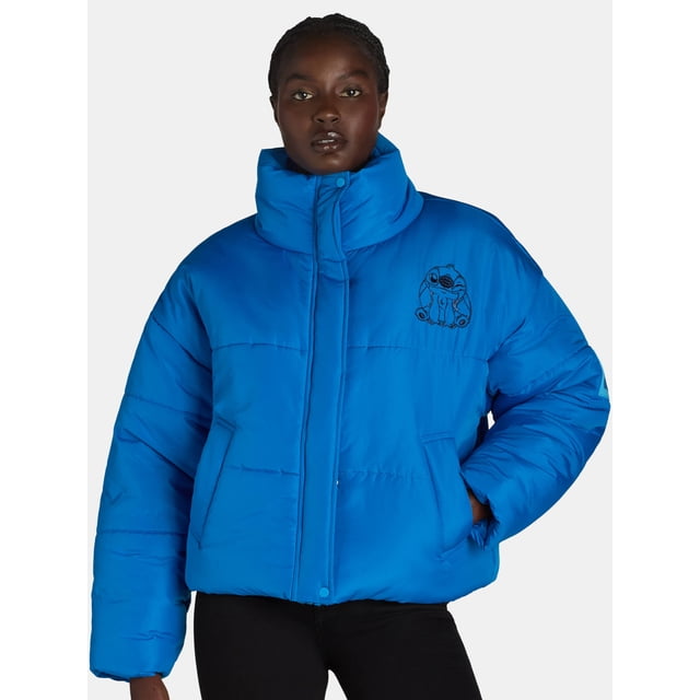 Stitch Women’s Puffer Jacket, Sizes XXS-XXL - Walmart.com