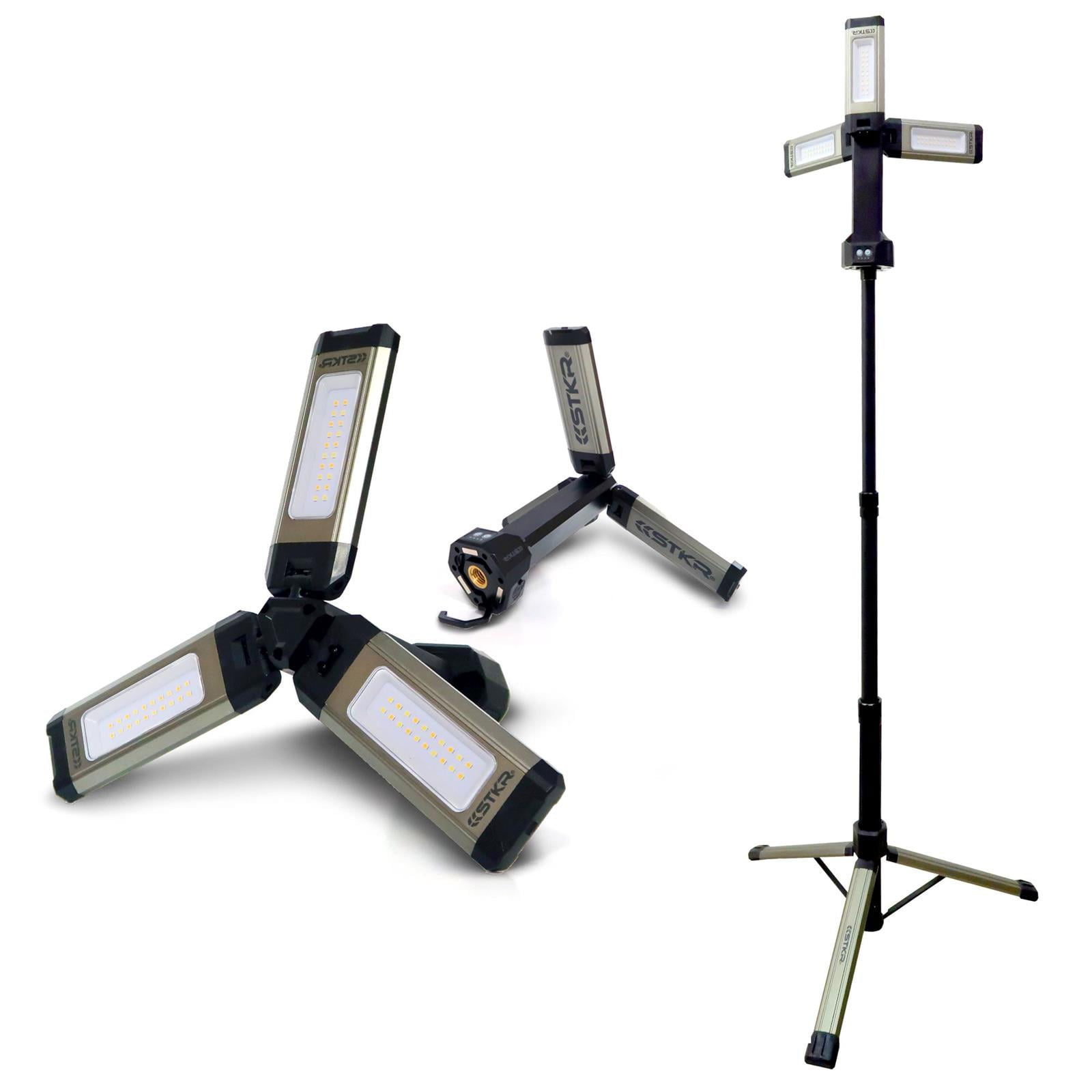 STKR 12681 TRi-Mobile Light, LED, Rechargeable W/ Tripod Stand ...