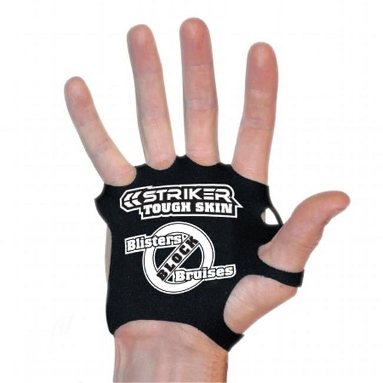 STKR Concepts Tough Skin- Palm Protective Gloves, Black, Large, 00113 ...