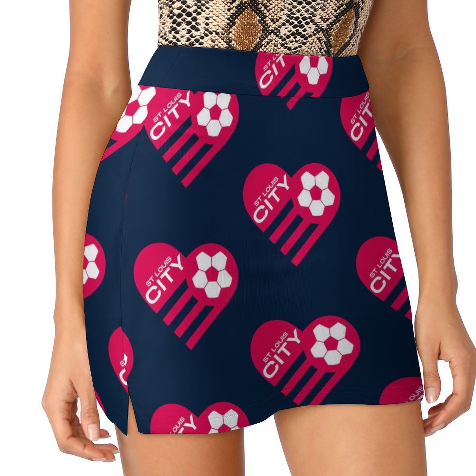 STL Soccer Heart Light Proof Trouser Skirt cosplay night club women ...