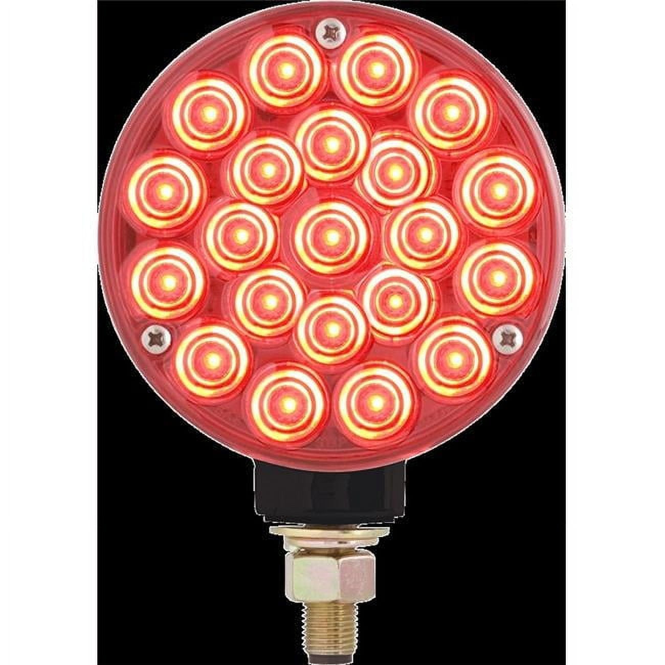 STL51RBB Round Single Face LED Tail Light, Red - Walmart.com