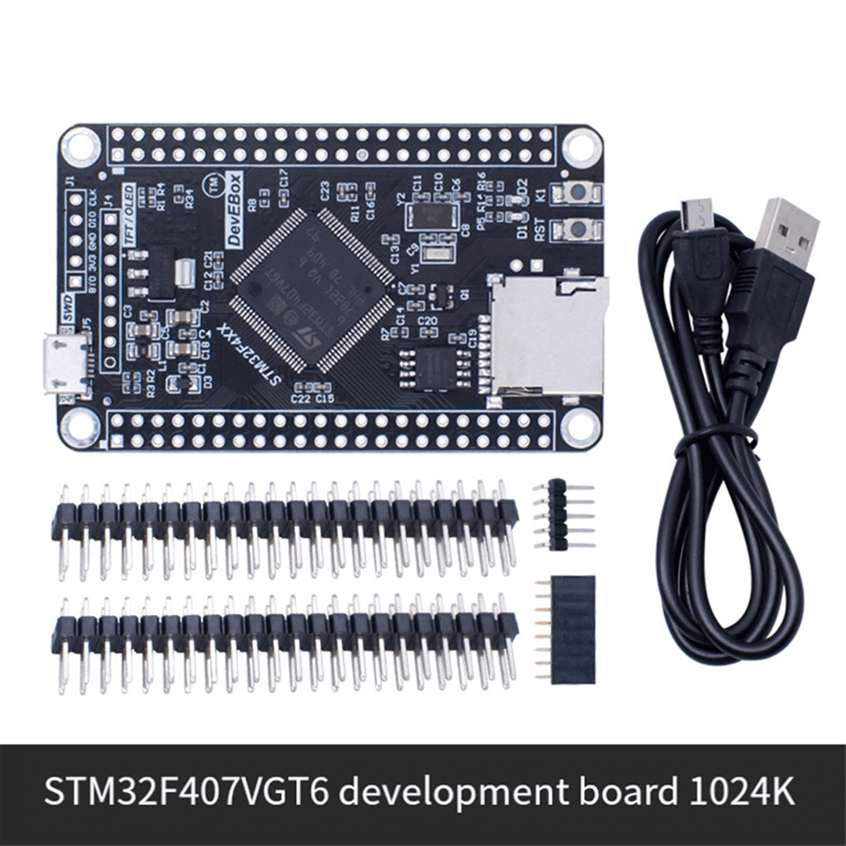 STM32F407VGT6 Development Board STM32 System Core Board F407 Single-Chip Learning Board with USB ...