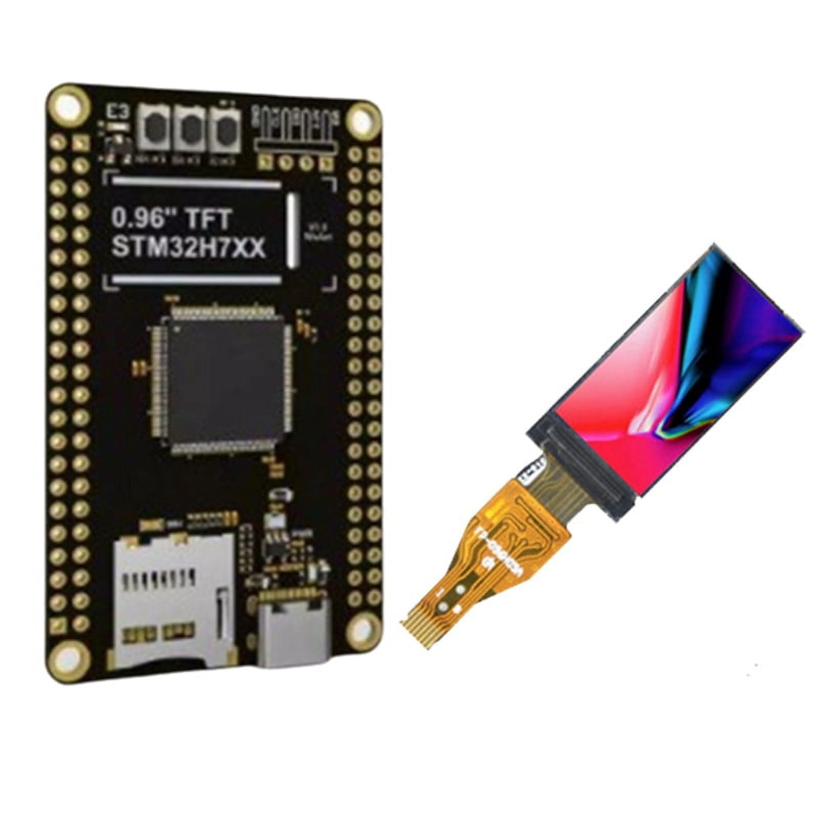 STM32H7 Core Board+0.96 Inch Screen STM32H750VBT6 Development Board Minimum System Board STM32 ...