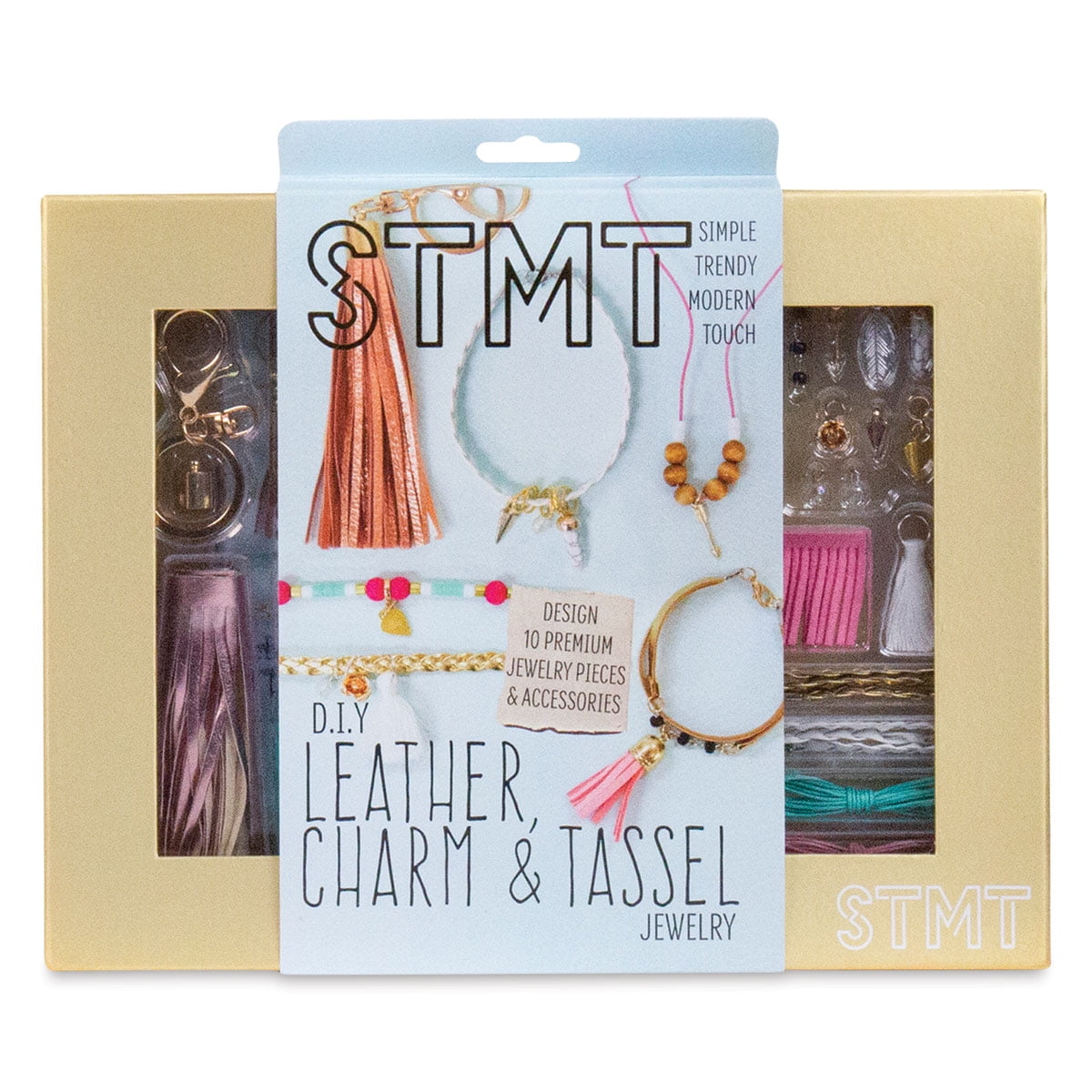 STMT DIY Leather, Charm, and Tassel Jewelry Kit - Walmart.com