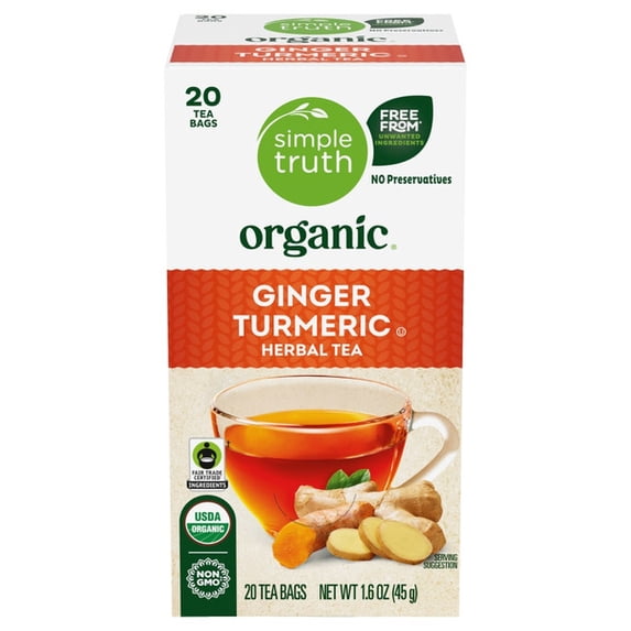 STO Ginger Turmeric Herbal Tea 20 Ct - Walmart.com