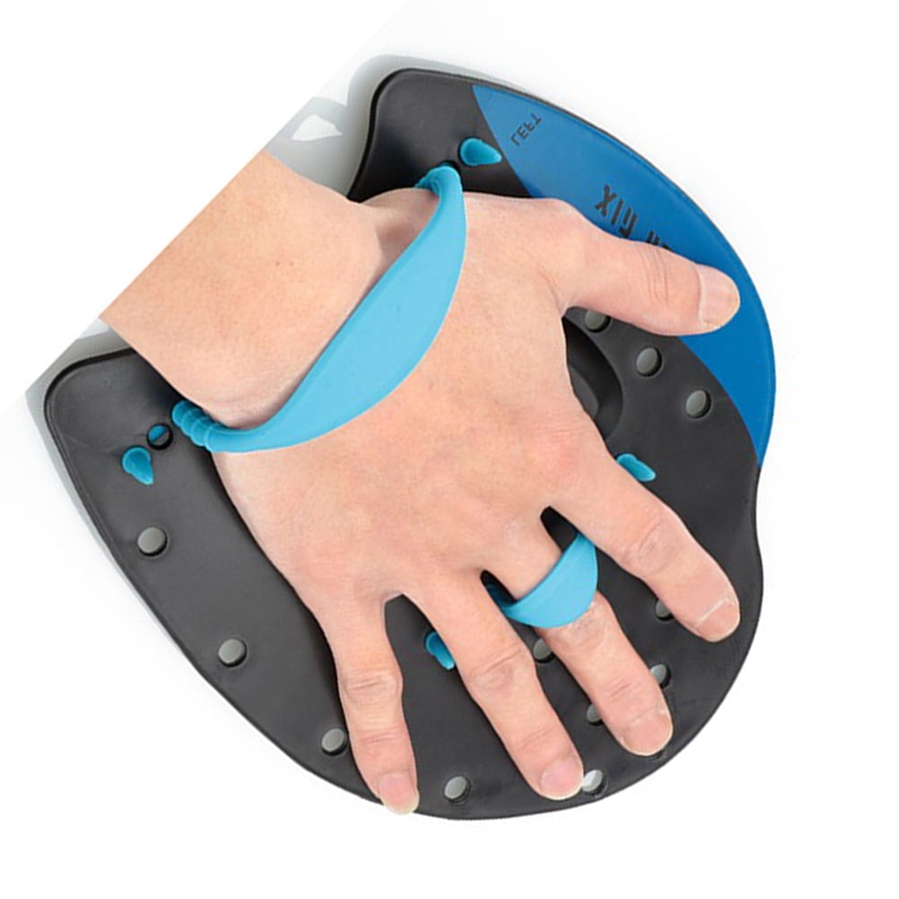 STOBOK 1Pair Blue Swim Paddles with Premium PP and Silicone for ...