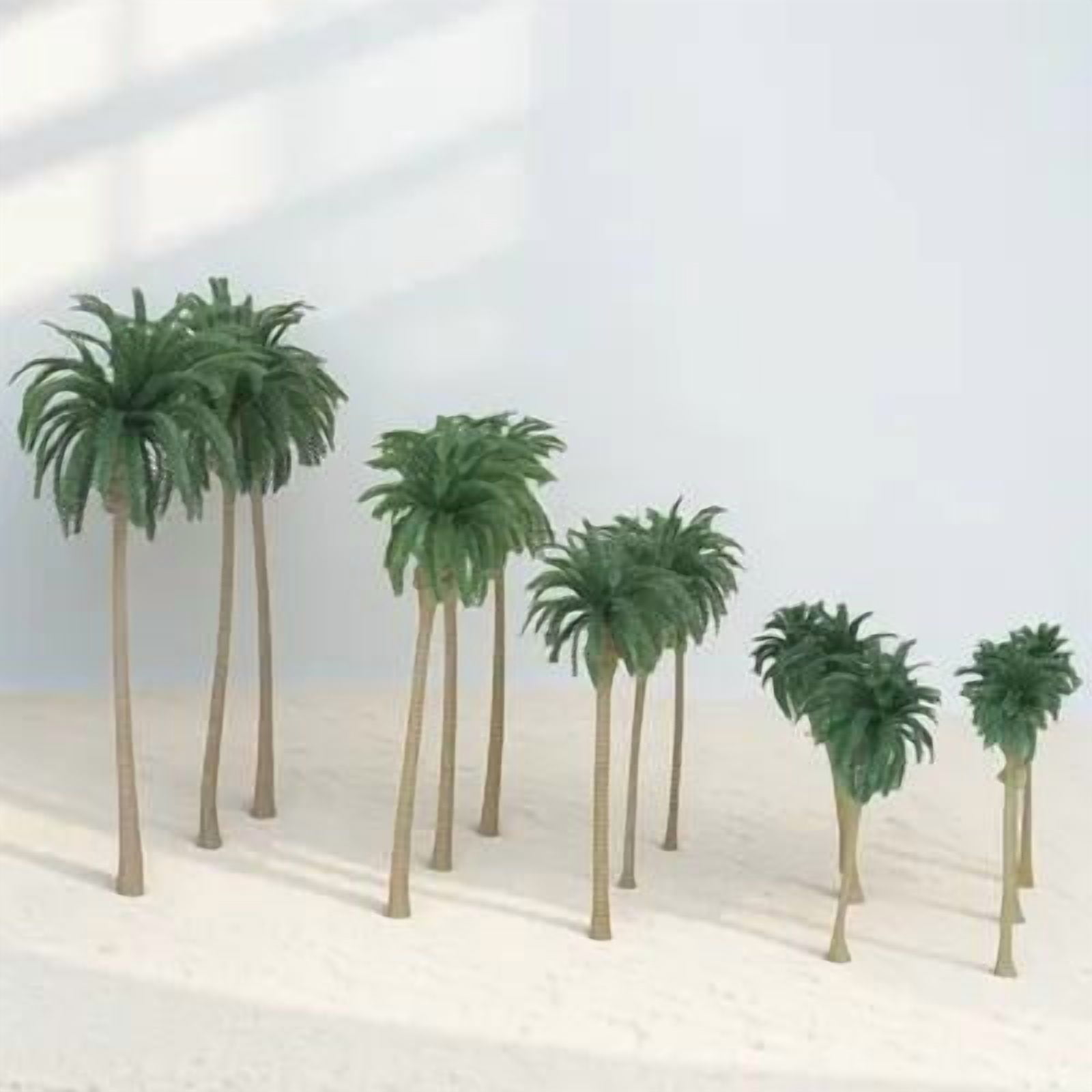 STOBOK 15Pcs Model Trees Palm Tree Plastic Cement Gift for Adults and ...