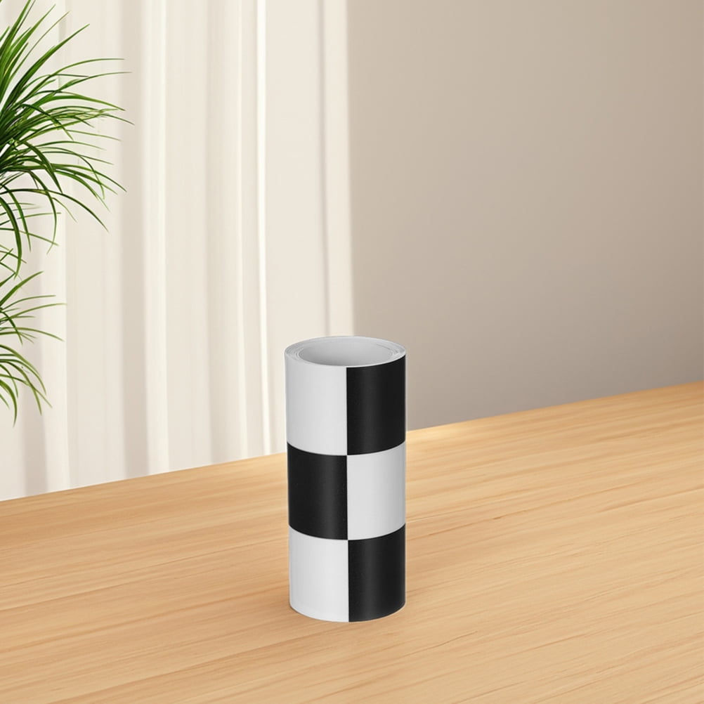 STOBOK 2 Rolls Checkered Wallpaper Multi PVC Durable Wall Border Trim ...