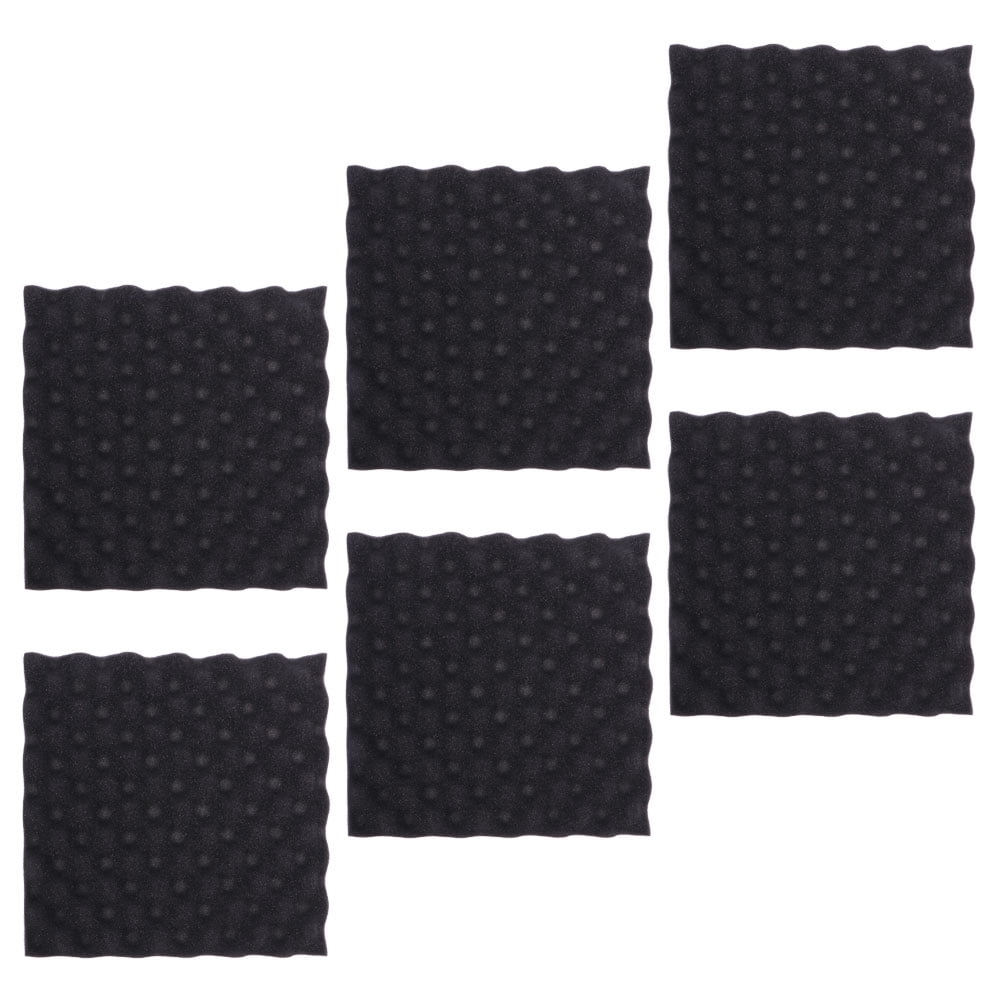 STOBOK Acoustic Panel Egg Crate Foam Packing Sheet Black Impact ...