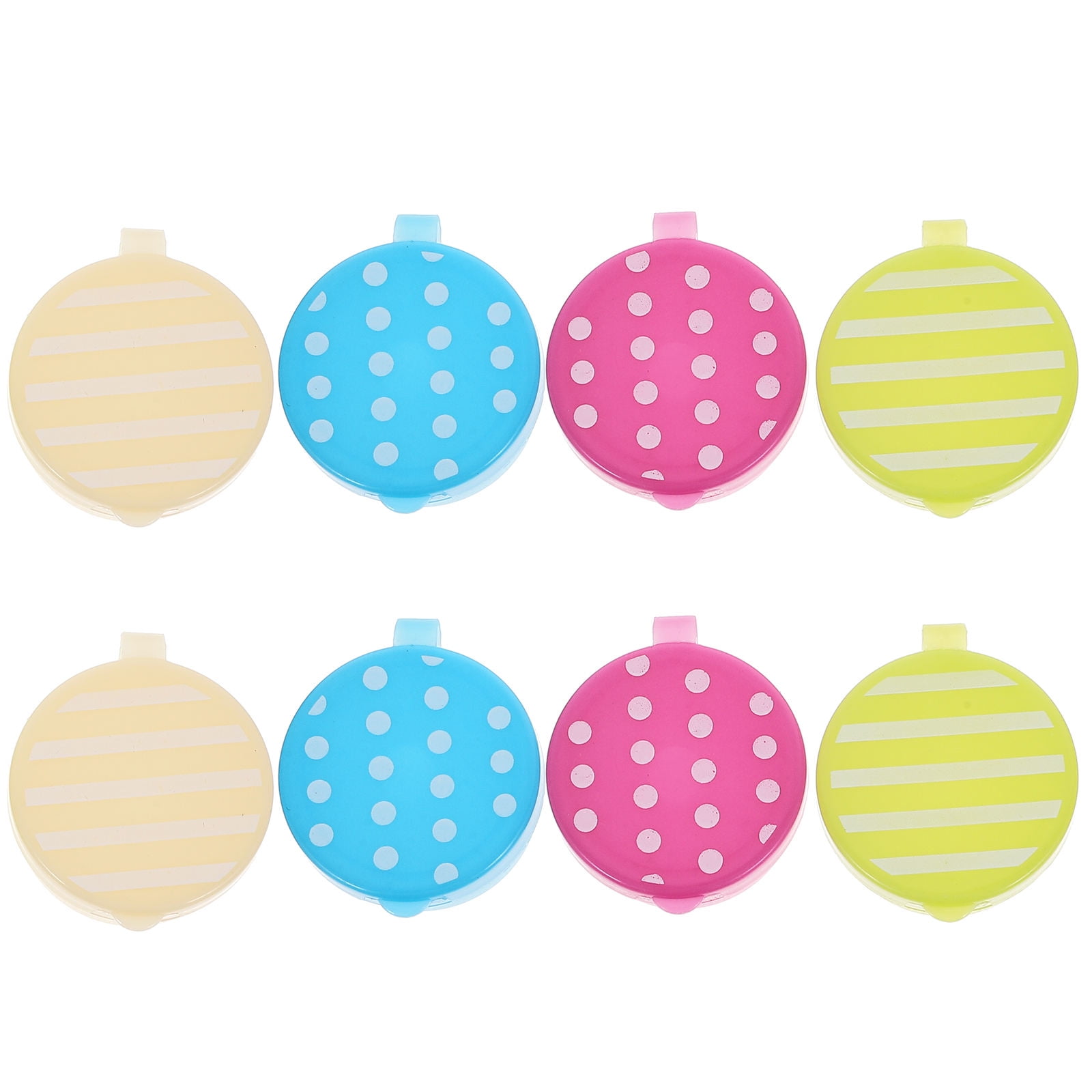 STOBOK 8Pcs Dipping Sauce Containers Plastic Condiment Storage Assorted ...