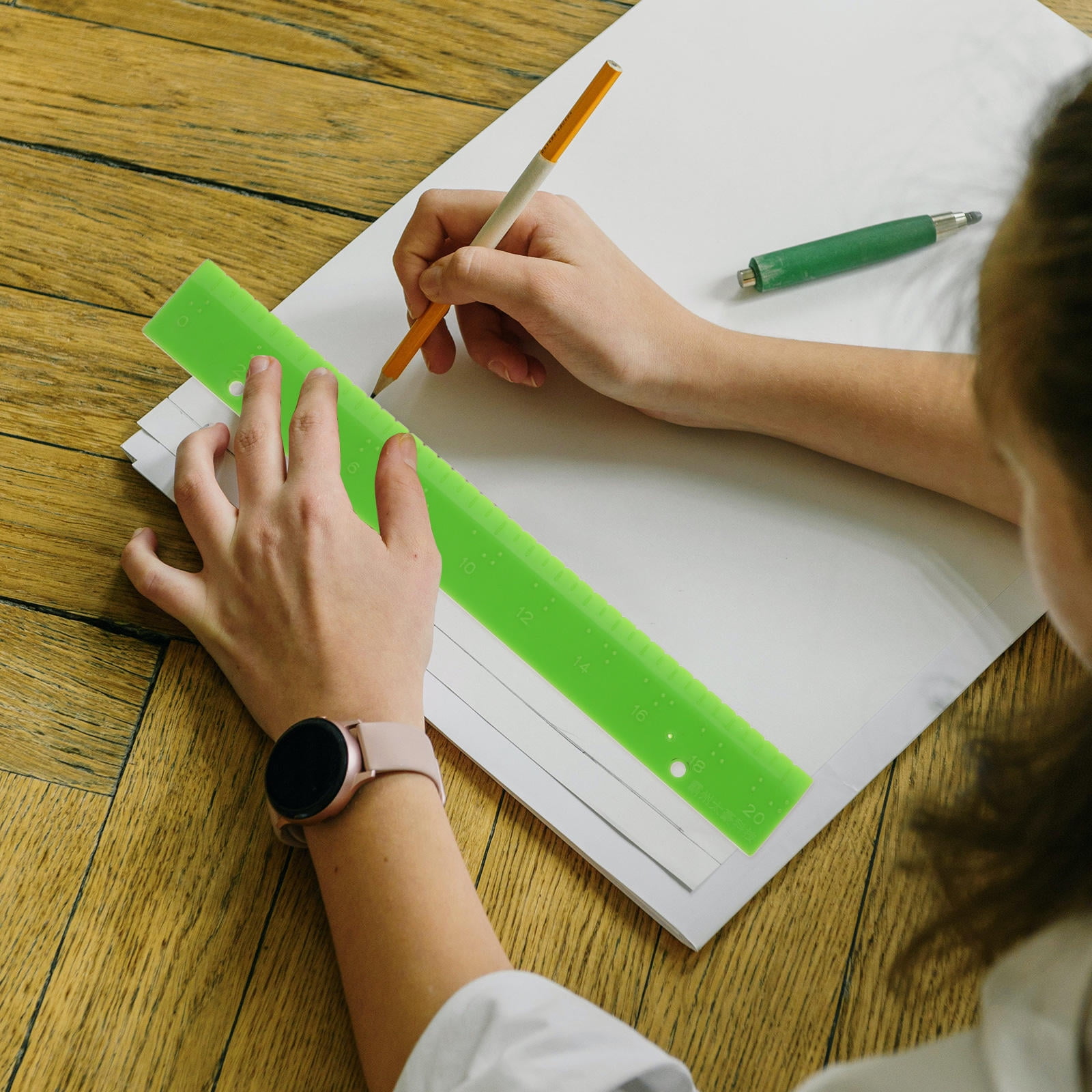 STOBOK Tactile Ruler for Blind PVC for Visually Impaired Users ...