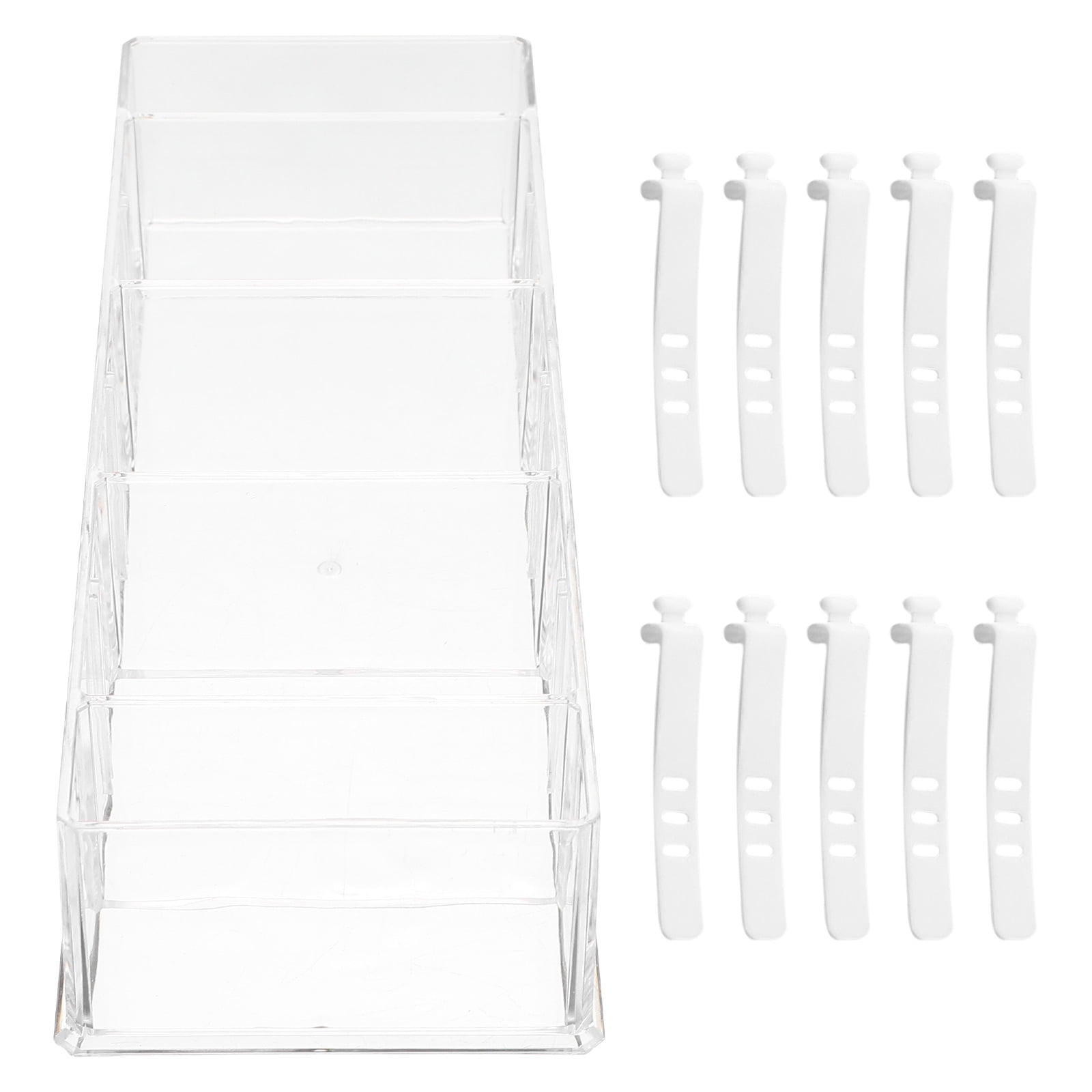 STOBOK Clear Cable Organizer Box, Electronics Cable Organizer with 5 ...