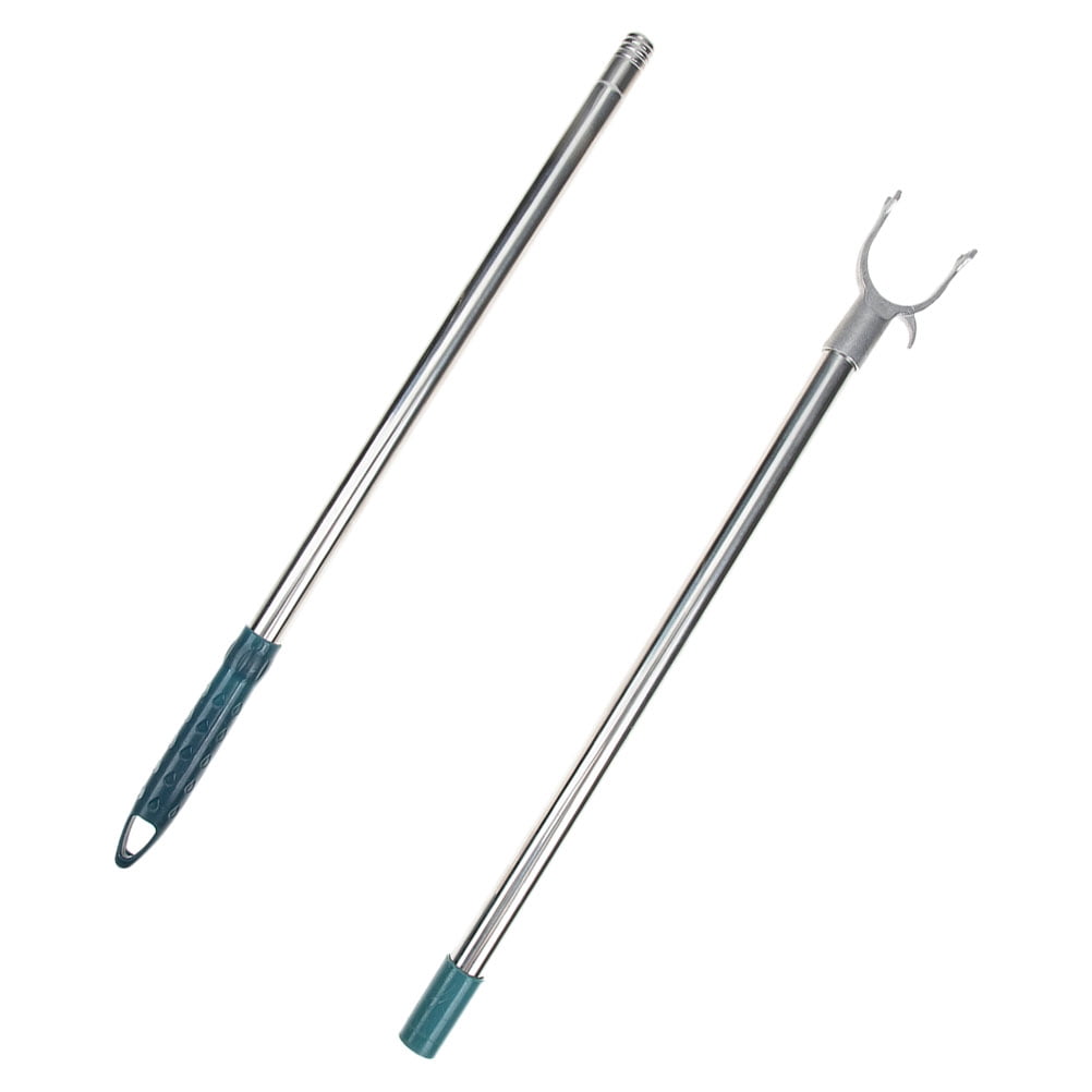 STOBOK Clothesline Clothes Drying Pole Metal Long Reach Clothes Pole ...