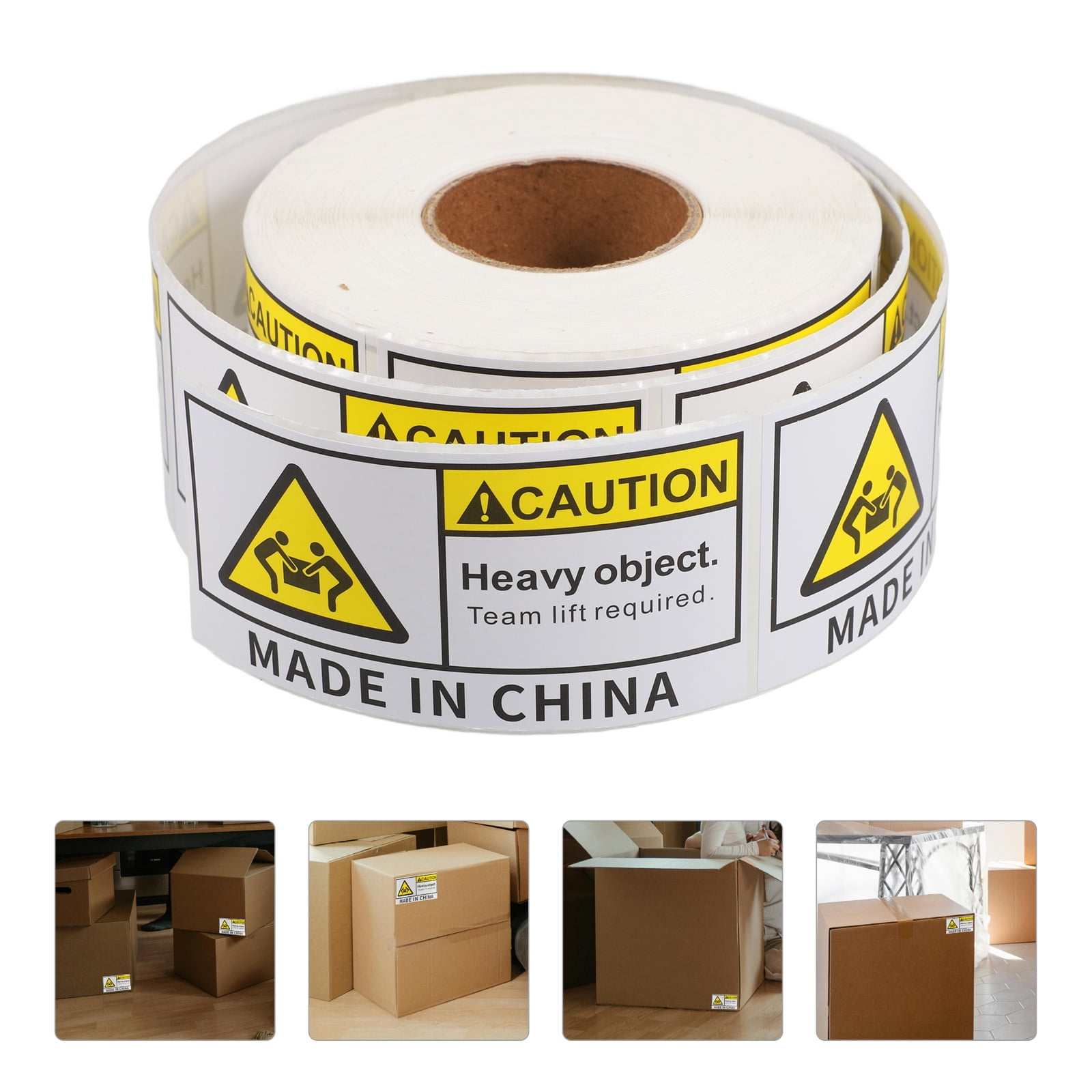 STOBOK Self Adhesive Warning Labels for Shipping Durable Waterproof ...