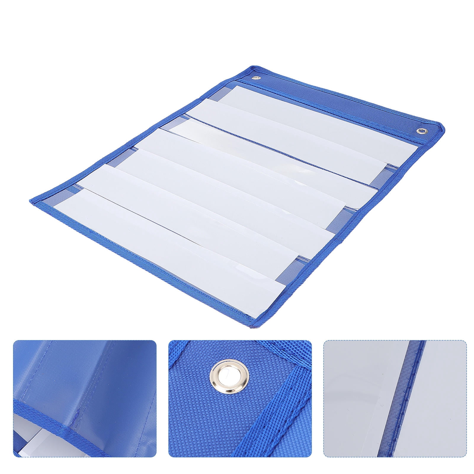 STOBOK 10Pcs Blue Magnetic Wall Pocket Hanging Storage Bag Foldable ...