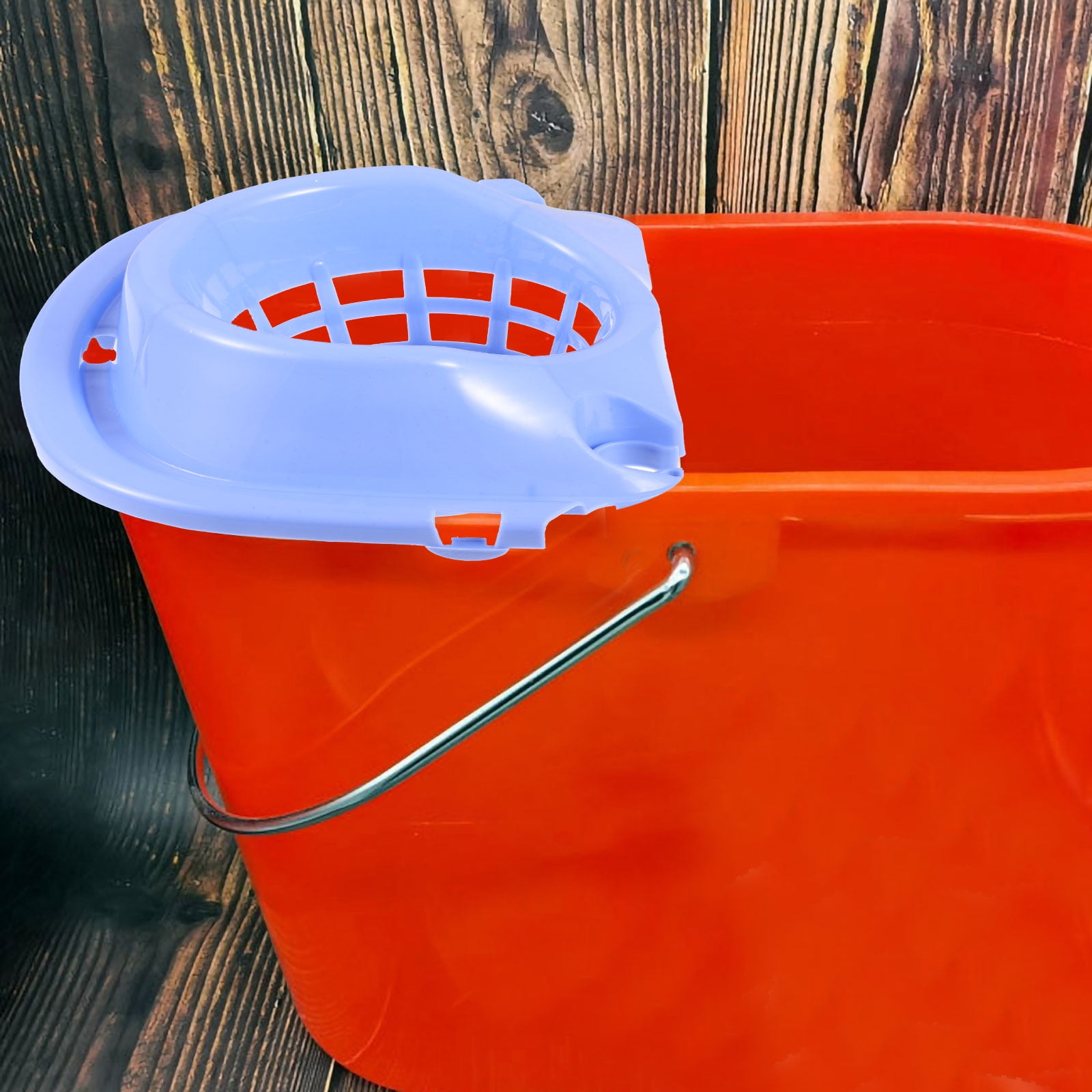 STOBOK Mop Bucket Basket Plastic Design with Quick Drainage for Floor ...