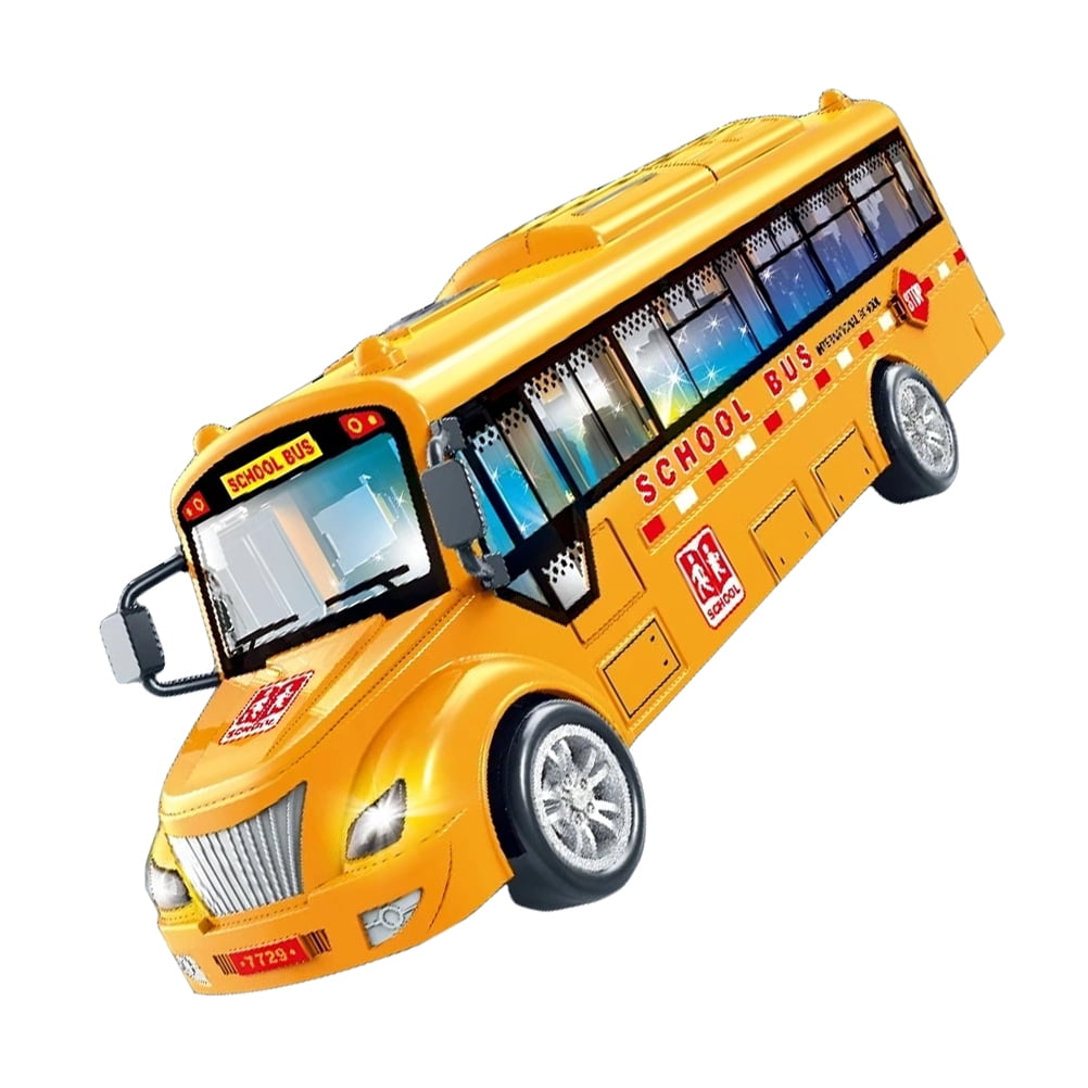 STOBOK Musical Bus Toys Simulation Bus Model with Inertia Movement for ...