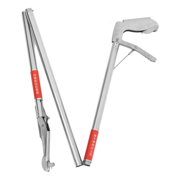 STOBOK Stainless Steel Foldable Snake Grabber and Crab Tong Nonslip ...