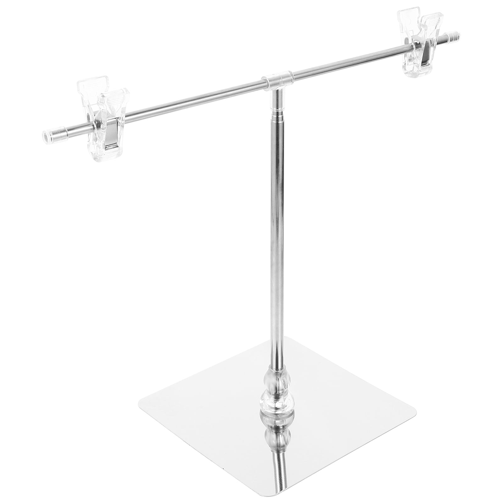 STOBOK Shop Display Stands Silver Stainless Steel for Retailers Indoor ...