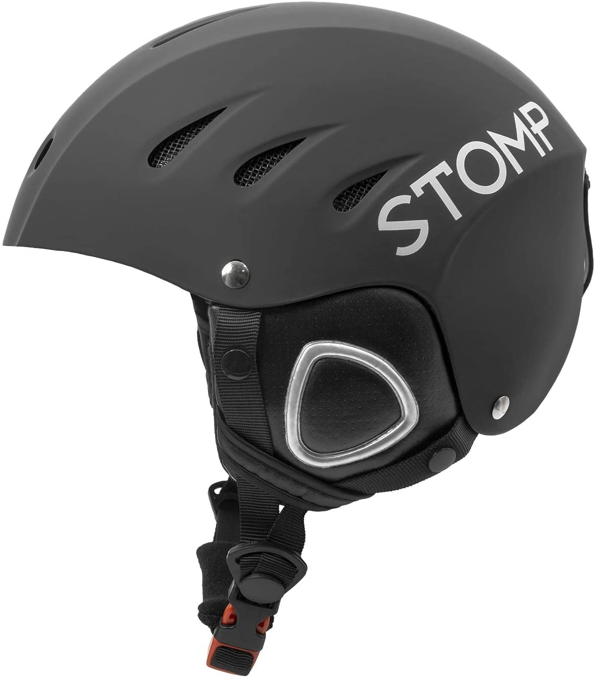 STOMP Ski & Snowboarding Snow Sports Helmet With Build-In Pocket in Ear ...