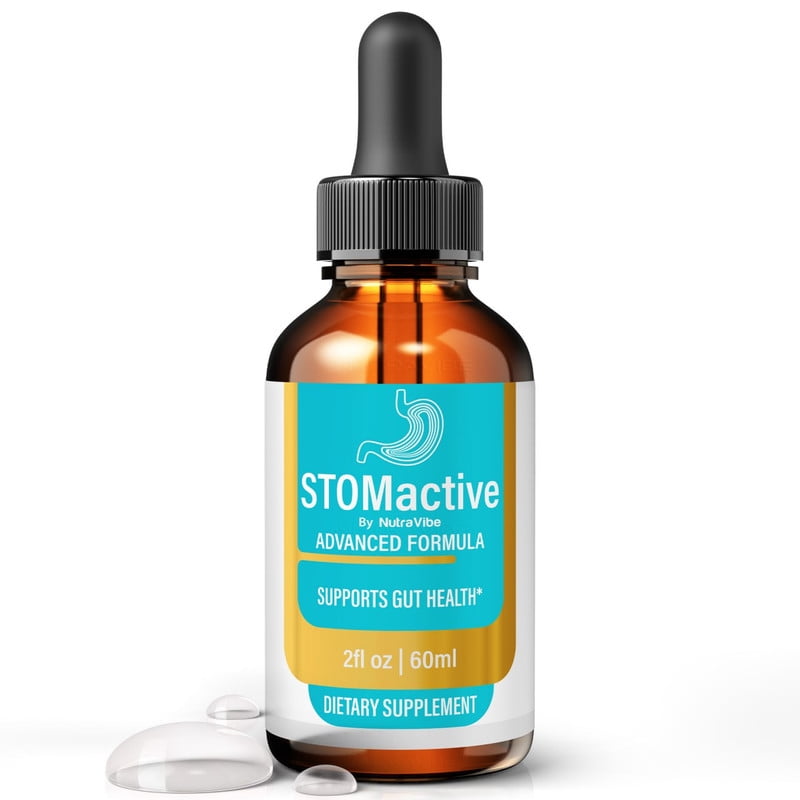 STOMactive Drops – Gentle Gut & Digestive Support Formula for Balance ...