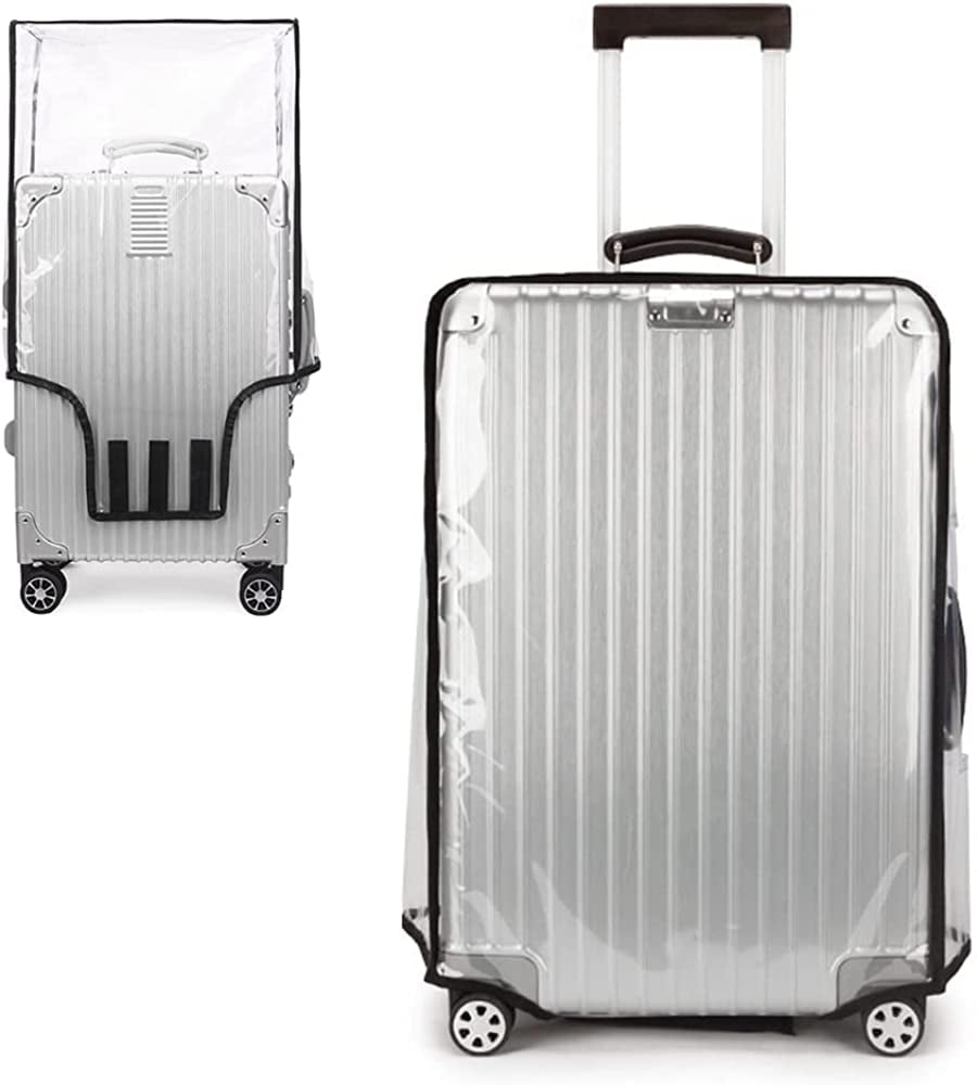 STONCEL 1Pieces Clear PVC Suitcase Cover Protector - Waterproof Luggage ...