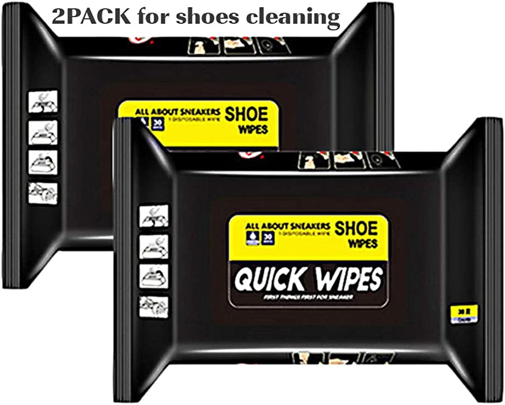 STONCEL All Natural Cleaning Wipes For Sneakers & White Running Golf ...