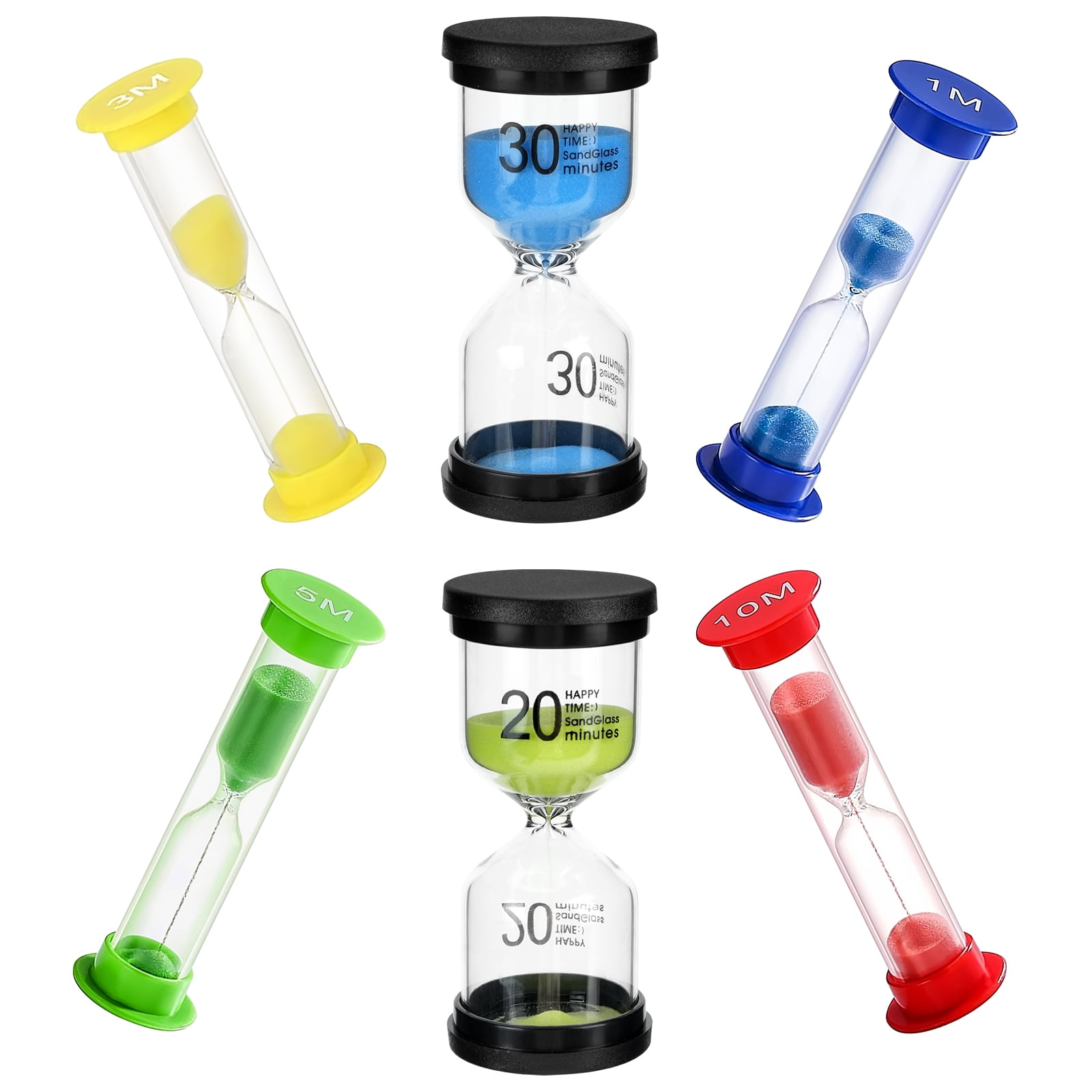 STONCEL Hourglass Sand Timer,Sandglass Sand Clock Timer 1min / 3mins ...