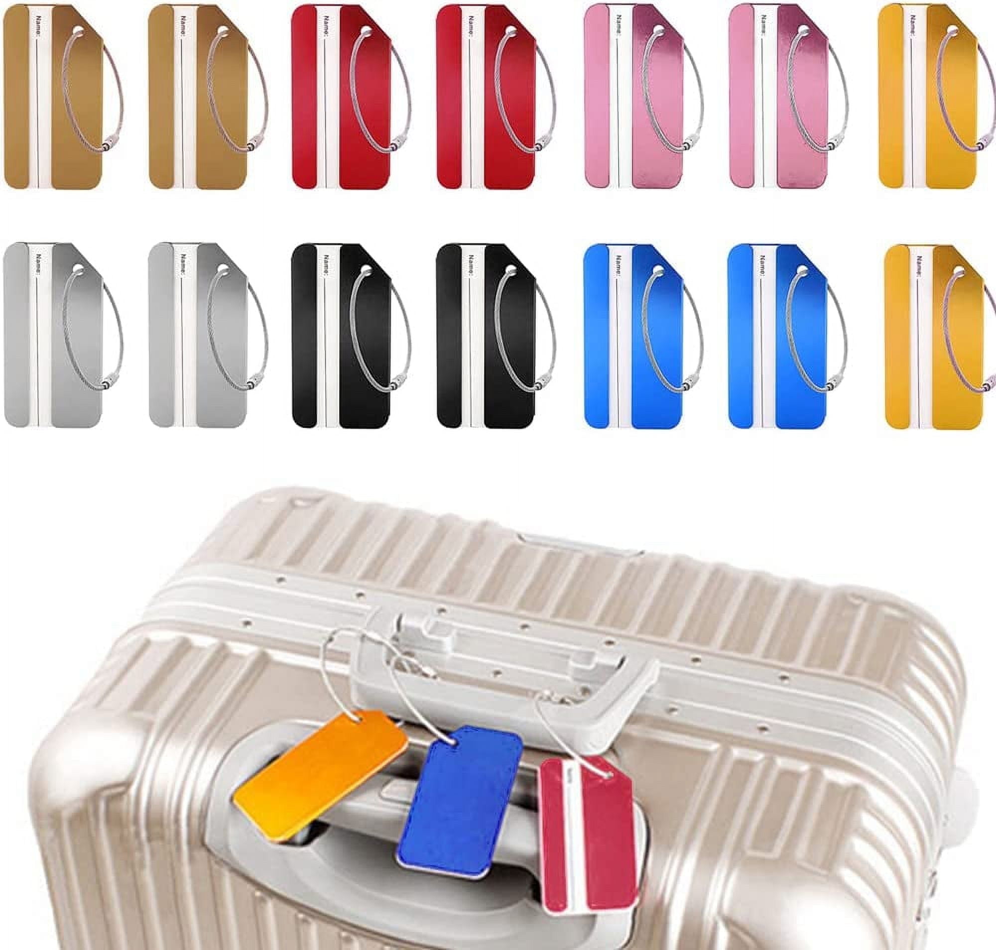 Luggage Tags, Suitcase Tags, Metal Suitcase Bag, ID Labels, Luggage ...