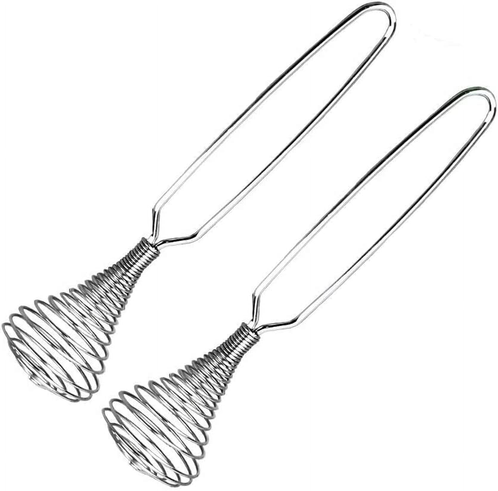 STONCEL Stainless Steel Mini Kitchen Coil Wire Whisk for Blending ...