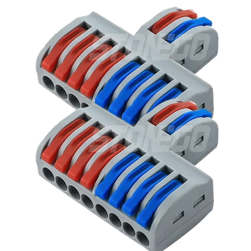 STONEGO 1PC/2Pcs Quick Connect 2-In 4/6/8-Out Splitter Terminal ...