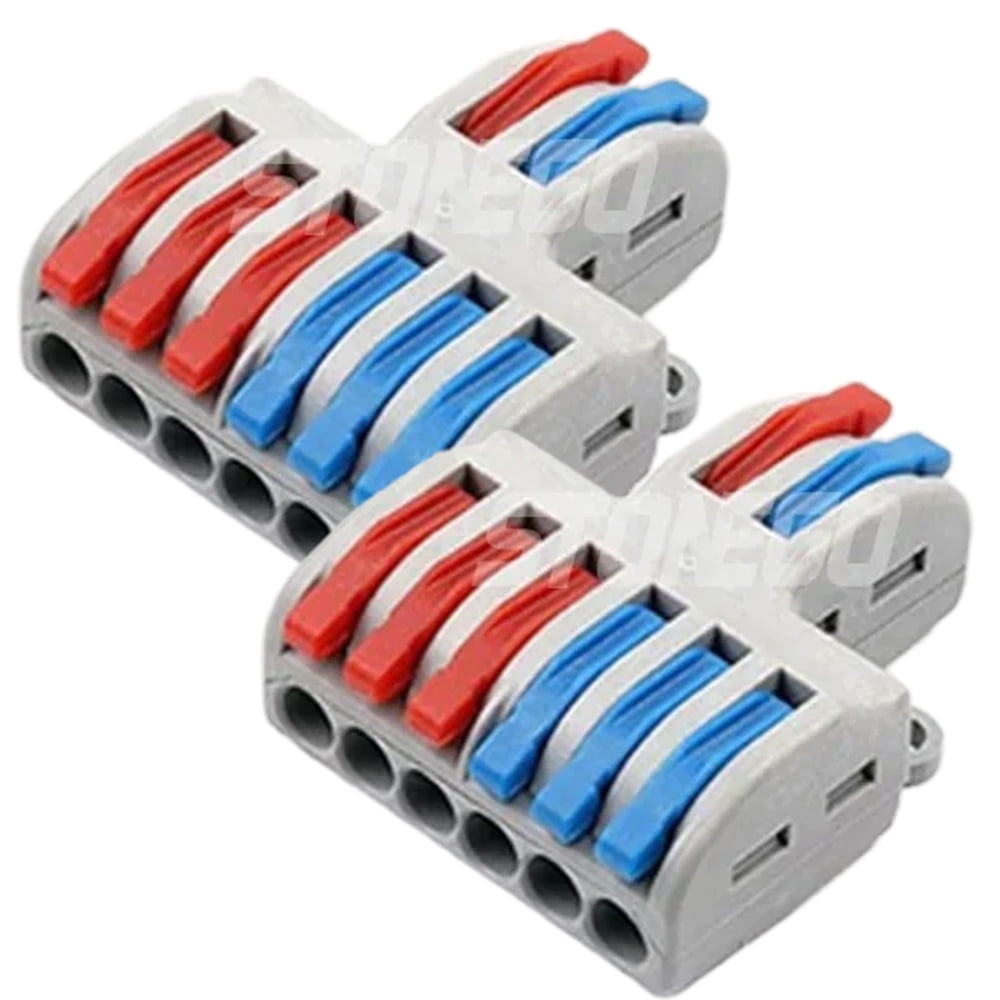 STONEGO 1PC/2Pcs Quick Connect 2-In 4/6/8-Out Splitter Terminal ...