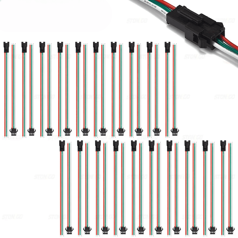 STONEGO 20/40PCS LED Strip Light Connector Set - Durable Expansion ...