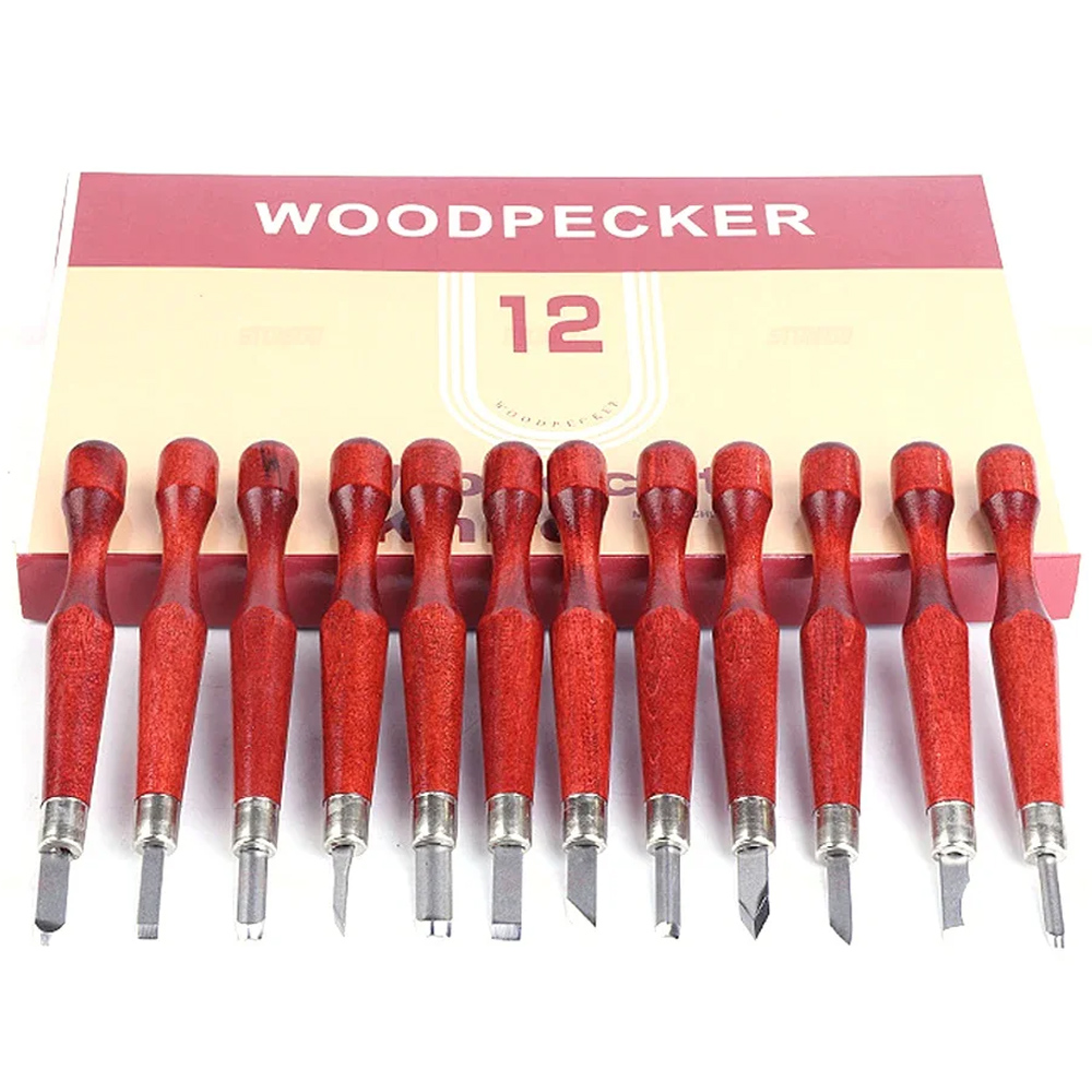 STONEGO 6Pcs/12Pcs Wood Carving Tools Set - Hand Carving Knives for ...