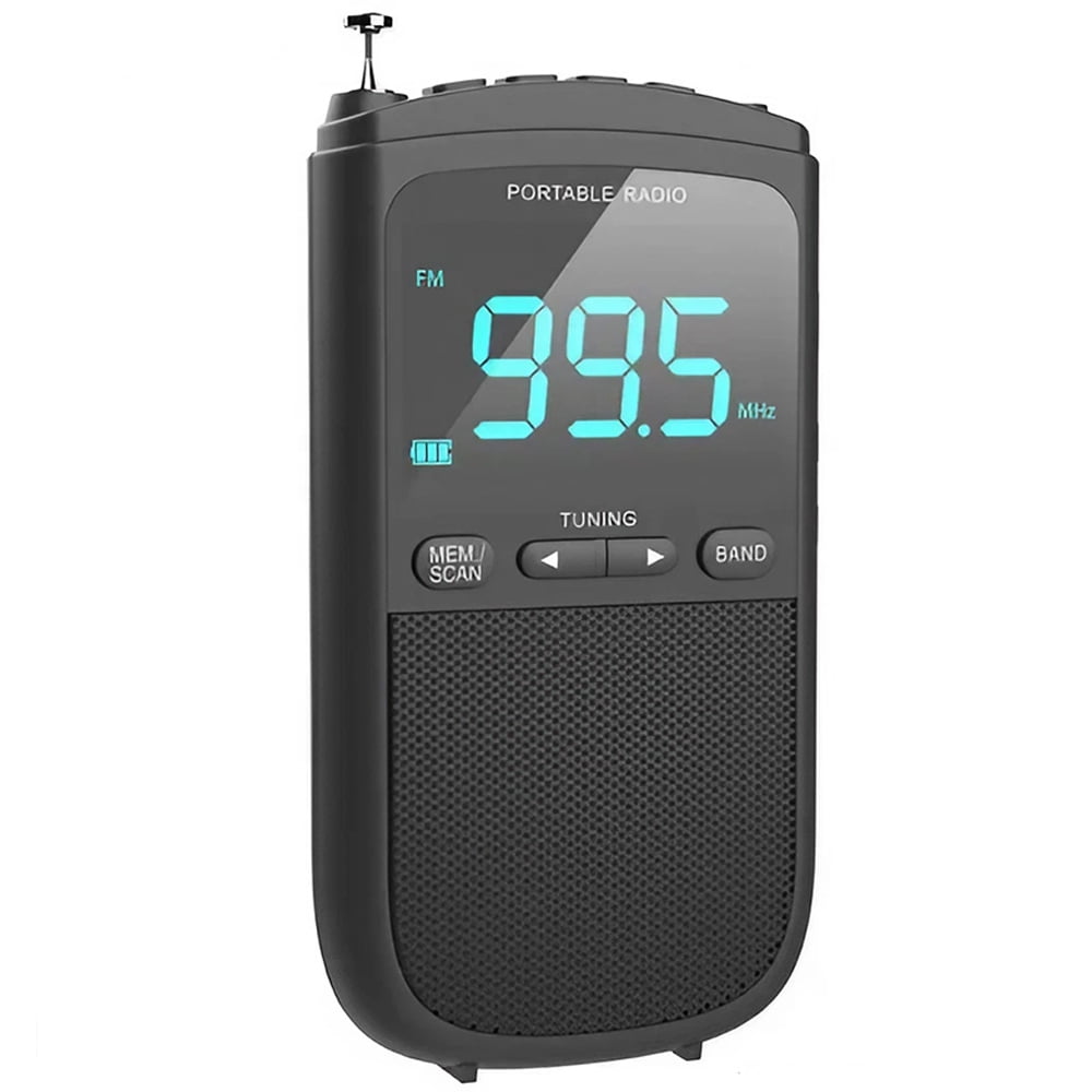 STONEGO AM/FM/WB Rechargeable Portable Transistor Radio with Weather ...