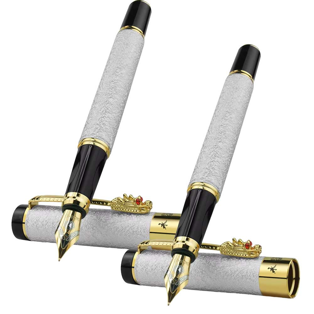 STONEGO Luxury Dragon Crystal Diamond Ink Fountain Pen - Exquisite ...