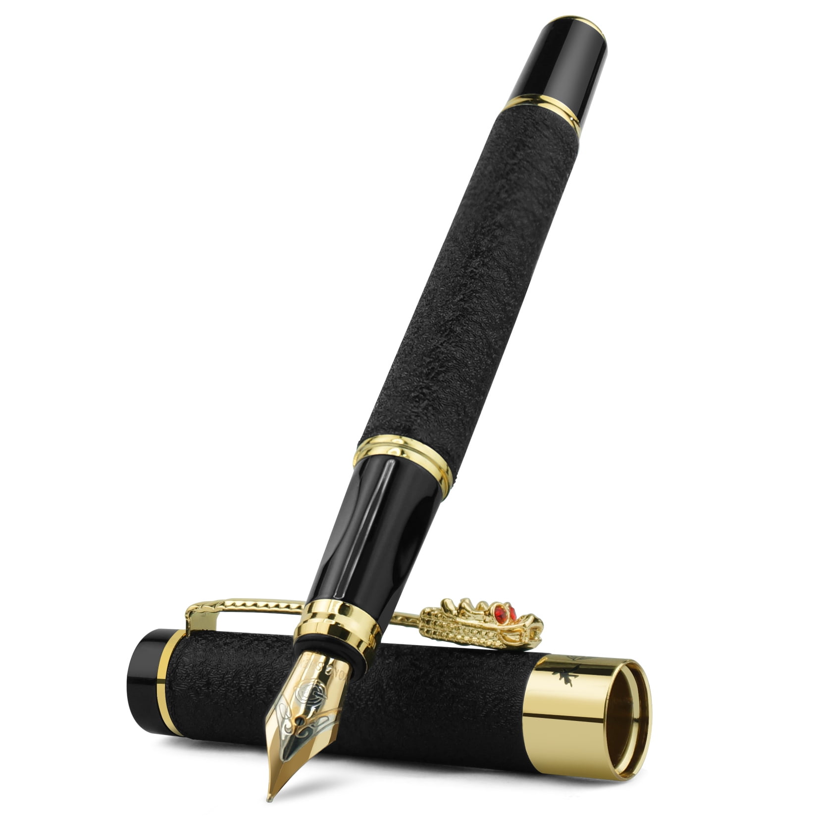 STONEGO Luxury Dragon Crystal Diamond Ink Fountain Pen - Exquisite ...