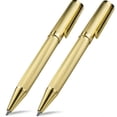 STONEGO Metal Ballpoint Pen - Retractable Signature Pen with Crest ...