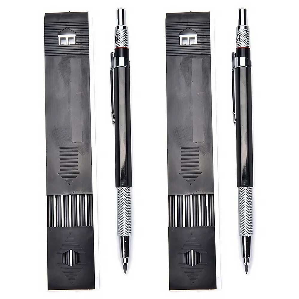 STONEGO Metal Mechanical Pencils Set - 2.0mm 2B Lead Holder Drafting ...