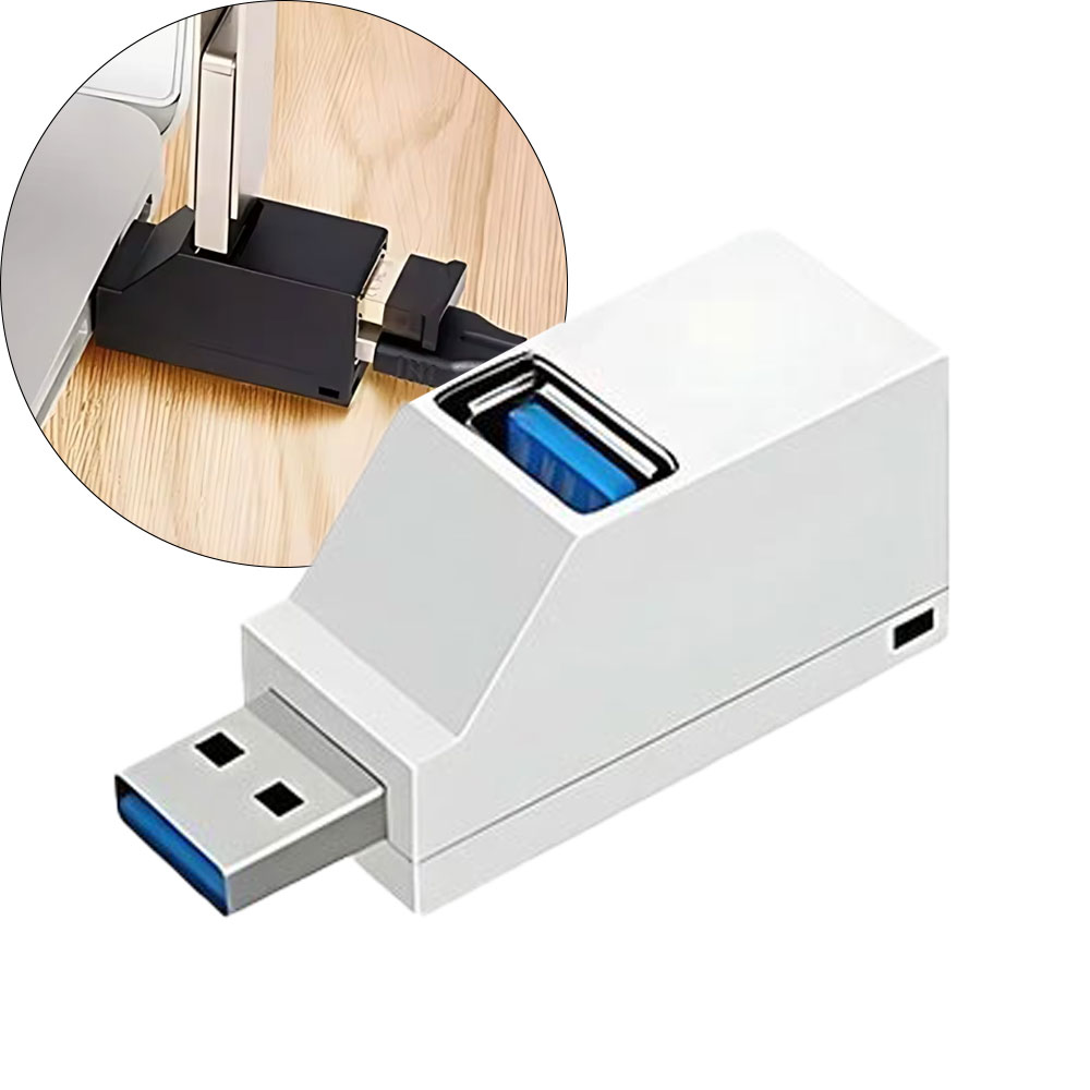 STONEGO Mini 3-Port USB Hub - USB2.0/USB3.0 High-Speed Splitter ...