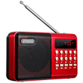 STONEGO Mini Portable Radio - Handheld Rechargeable Digital FM Radio ...