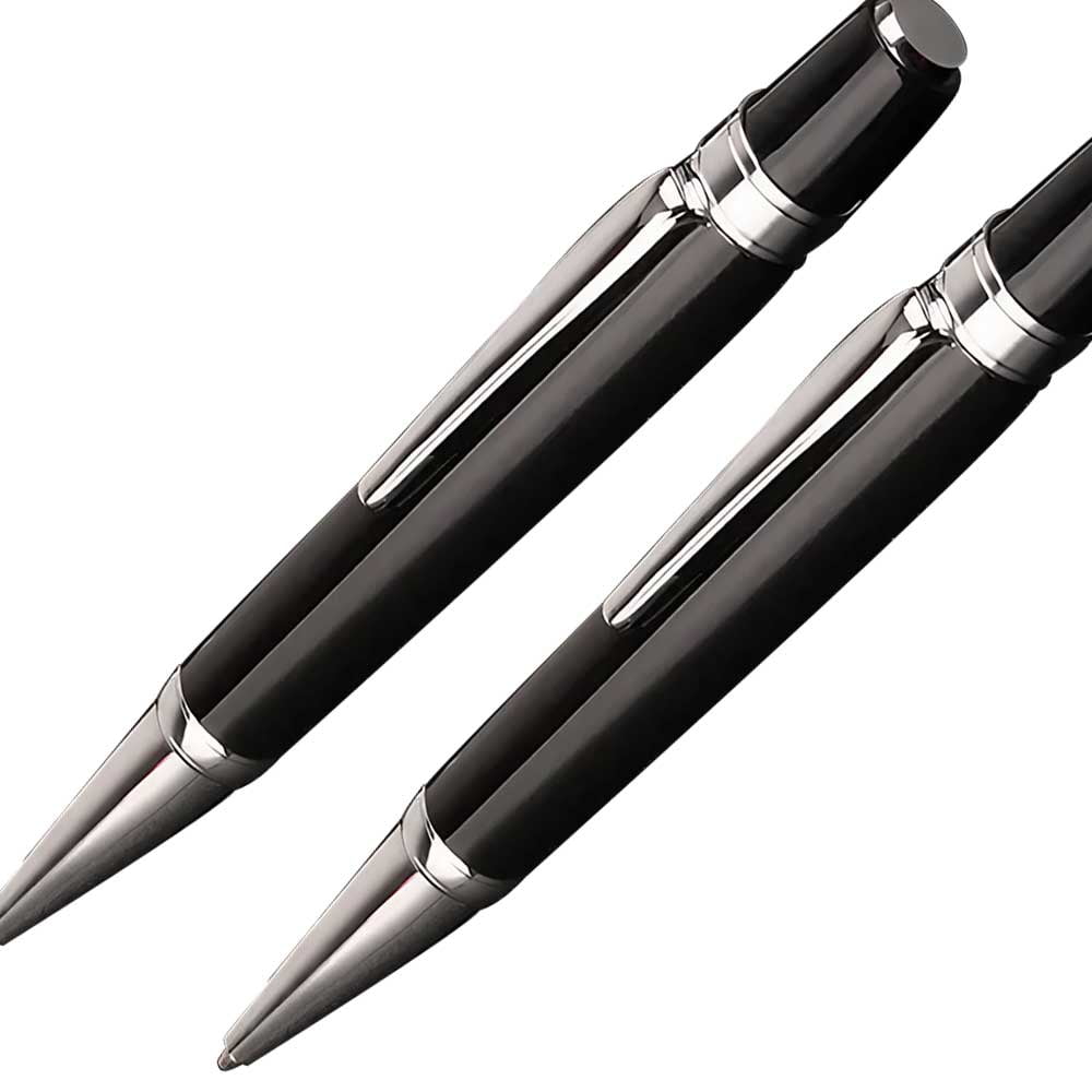 STONEGO Mini Twist-Up Metal Ballpoint Pen - Compact Medium Oil Pen with ...