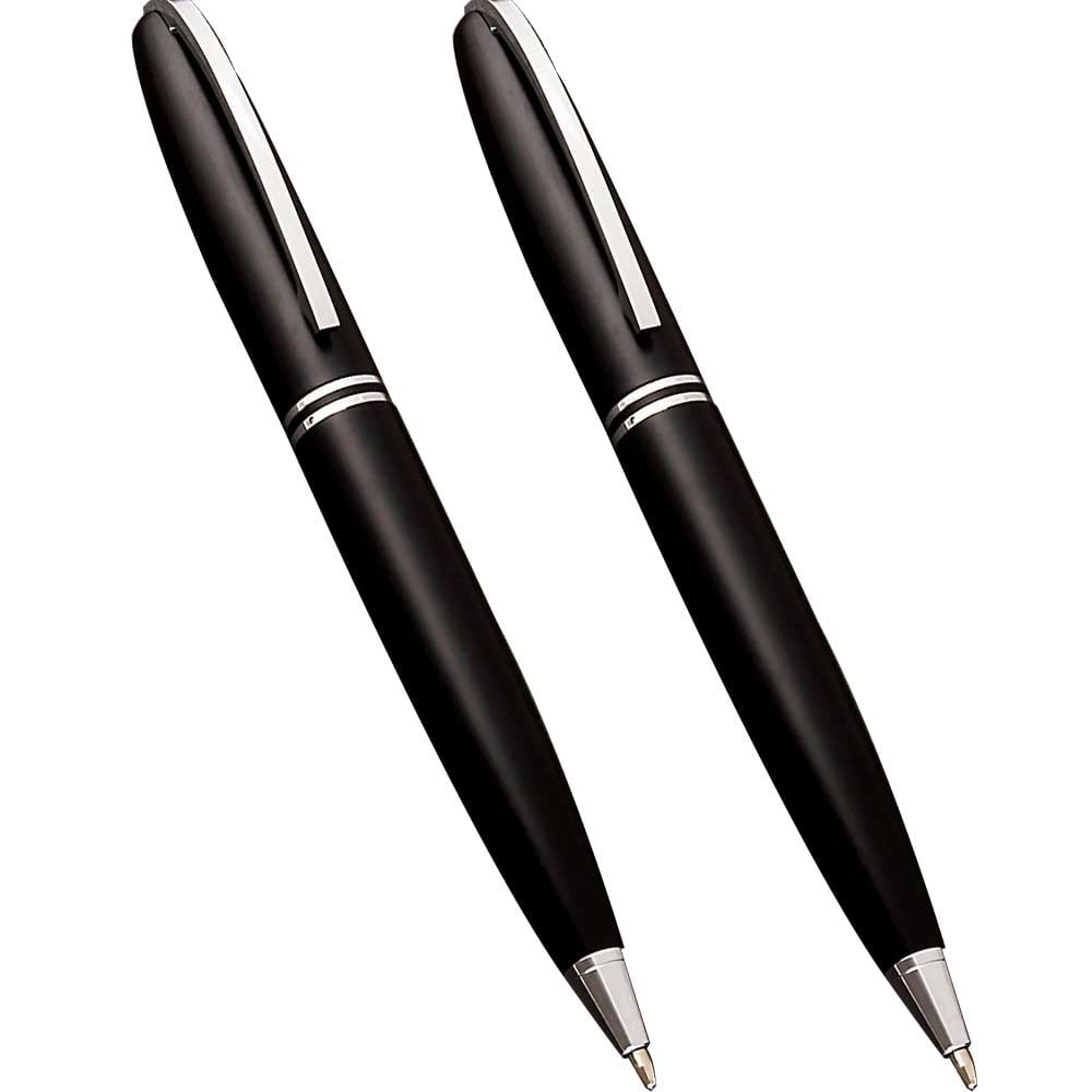 STONEGO Retractable Twist-Up Metal Ballpoint Pen - Medium Tip (1.0mm ...