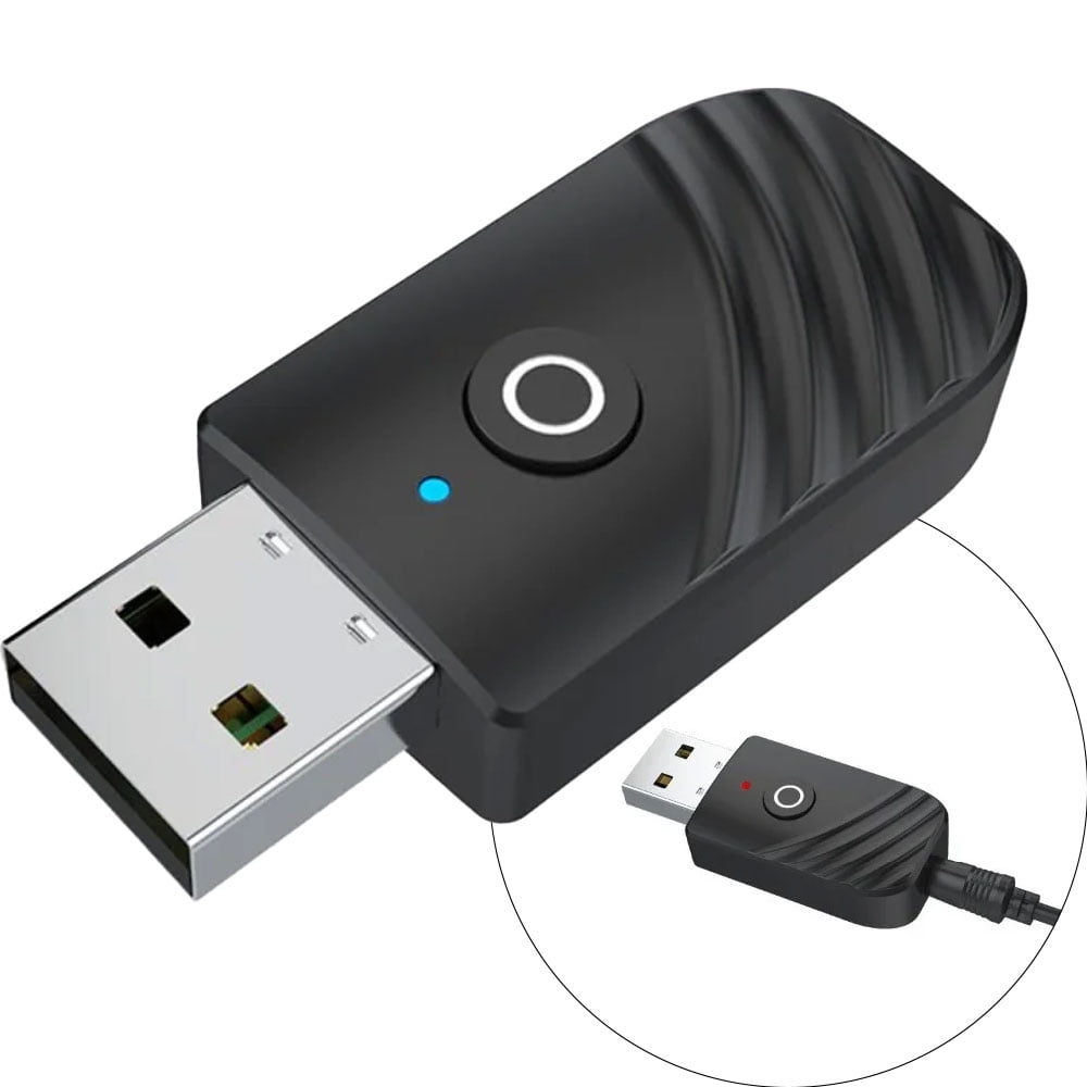 STONEGO Wireless USB Bluetooth Adapter 5.0, 3 in 1 Audio Receiver ...