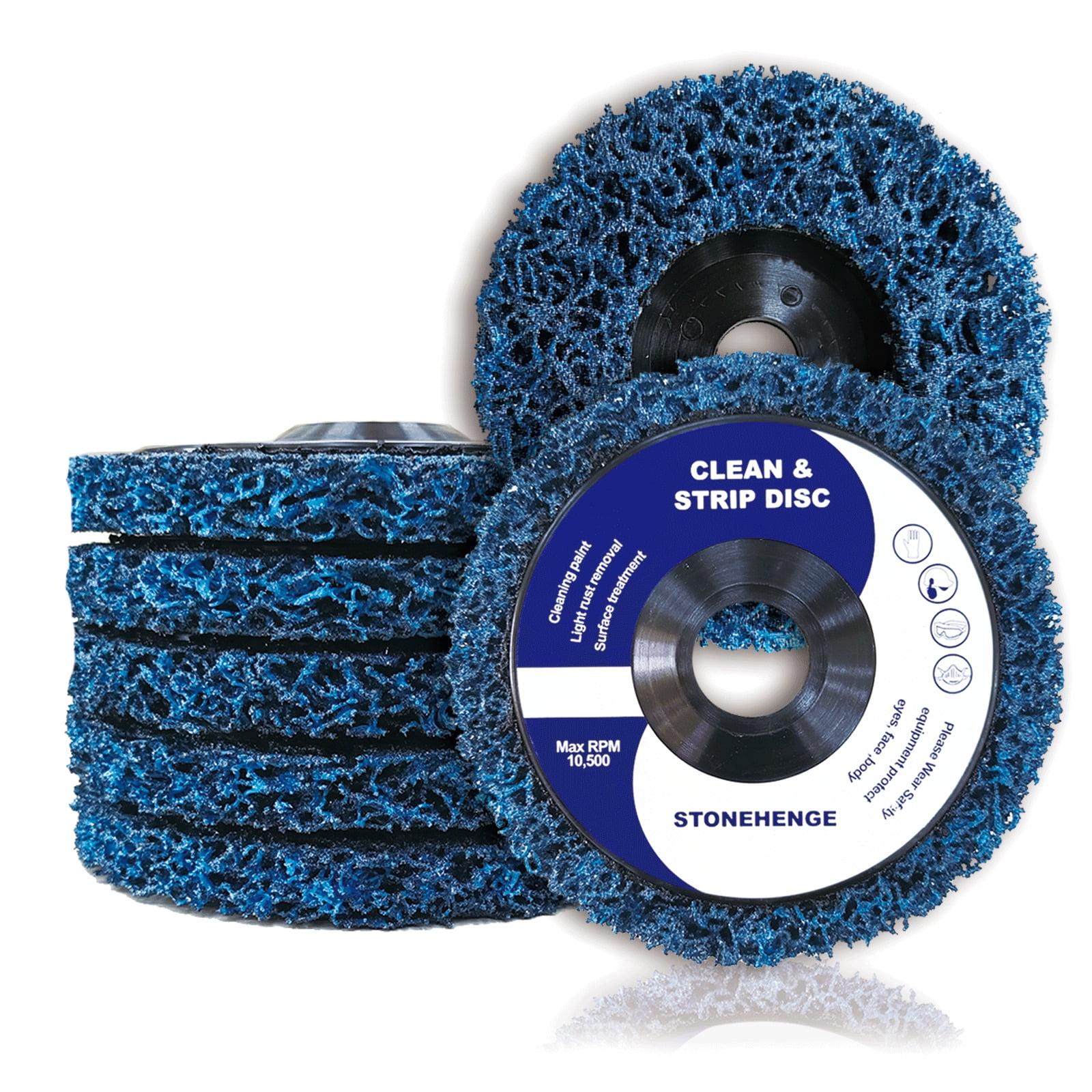 STONEHENGE Strip Disc Stripping Wheel w/ Angle Grinder Rust Remover ...